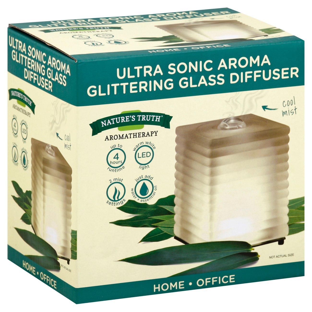 Nature's Truth Aromatherapy Glitering Glass Diffuser - Shop Diffusers ...