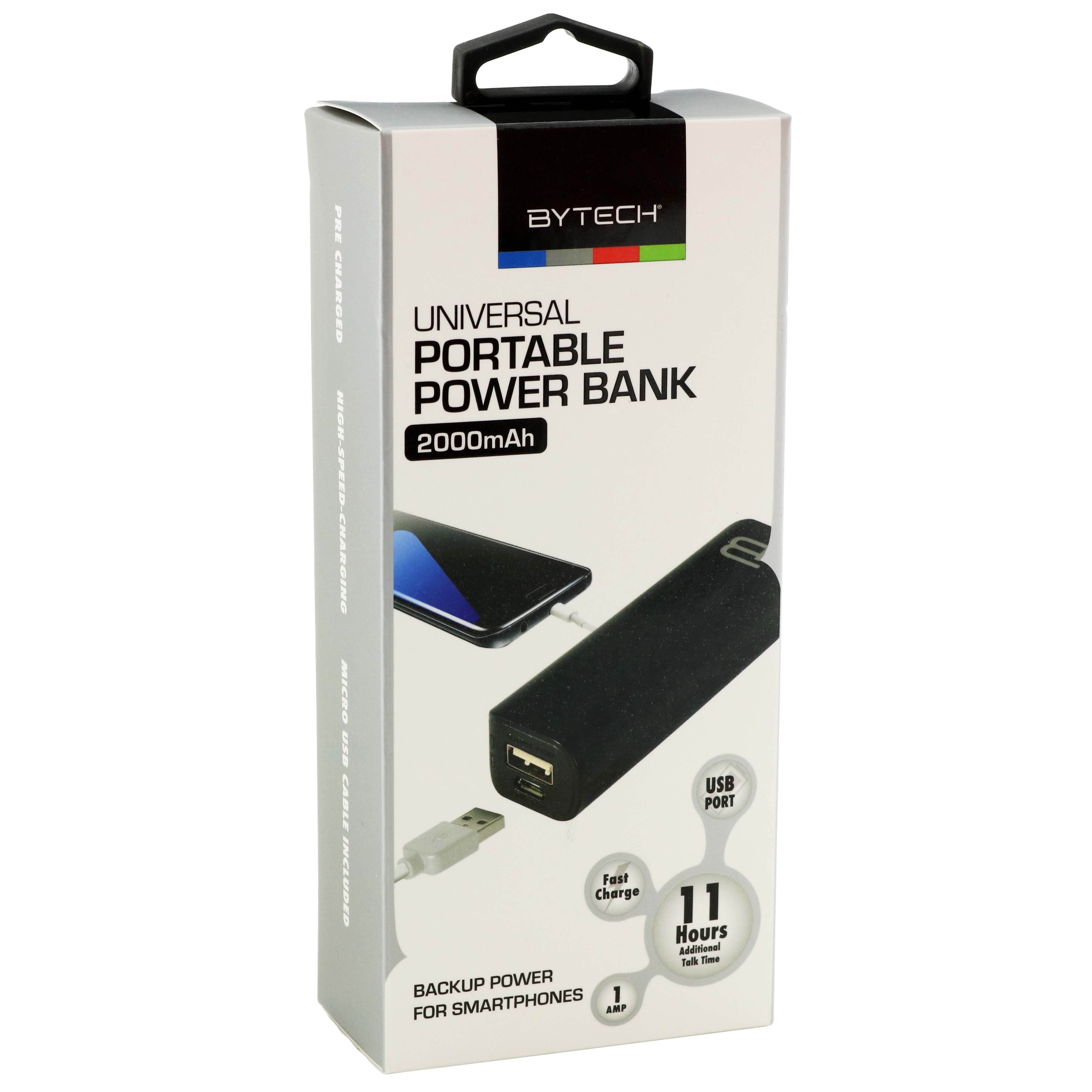 Bytech Universal Black Portable Power Bank - Shop External batteries at ...
