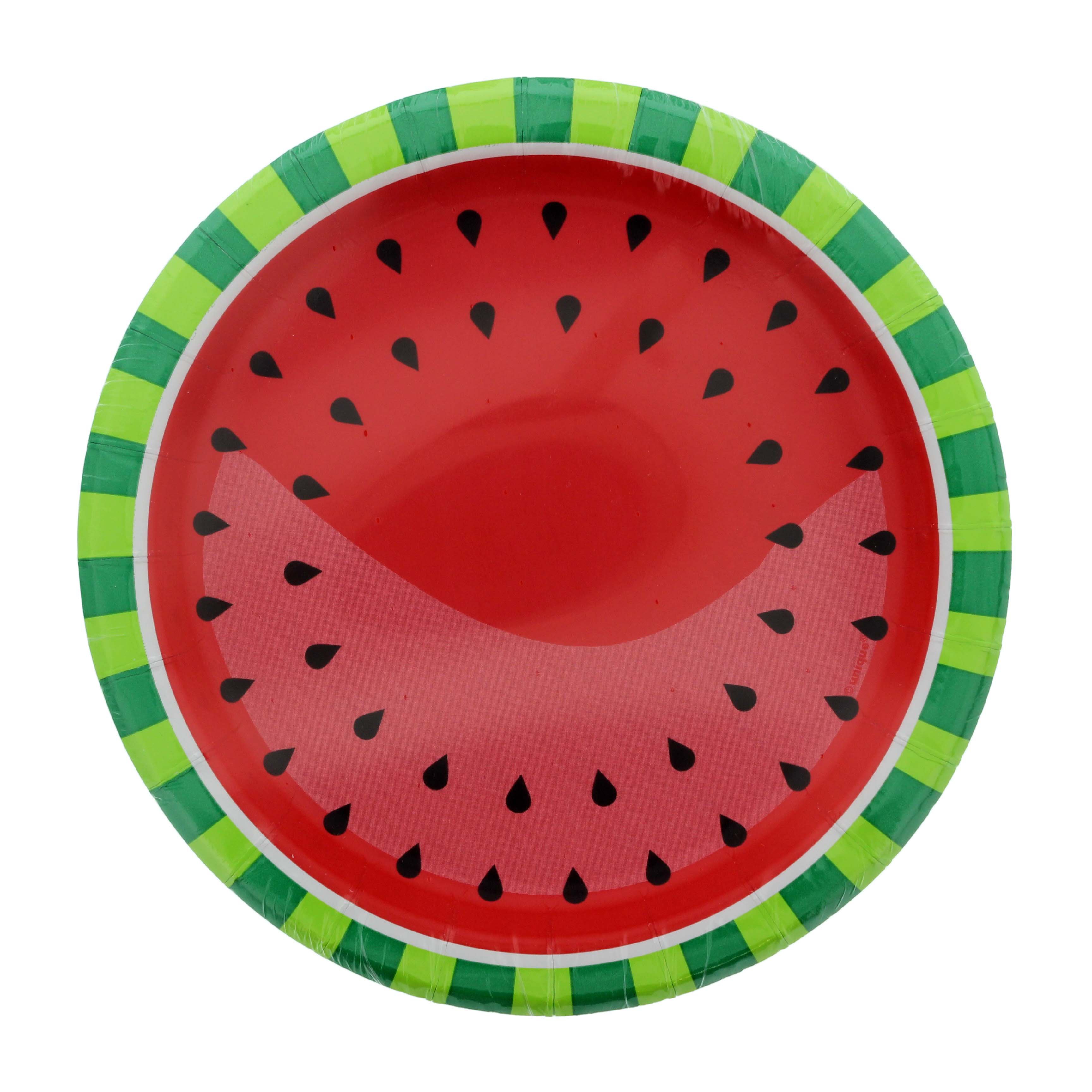 Unique Watermelon 7 in Plate - Shop Plates & Bowls at H-E-B