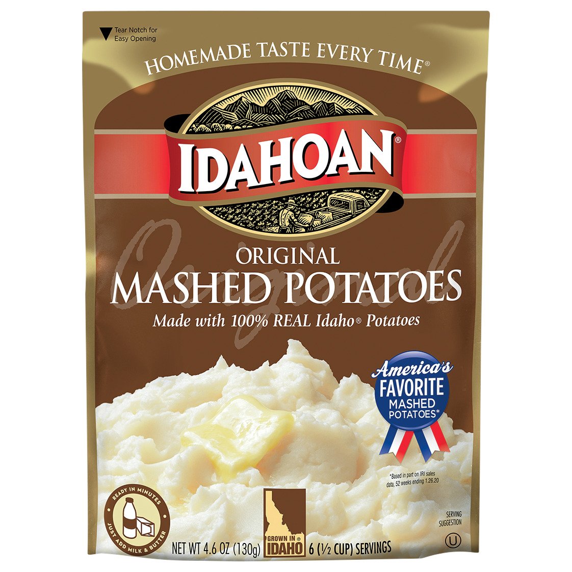 Idahoan Original Mashed Potatoes Family Sized - Shop Pantry meals at H-E-B