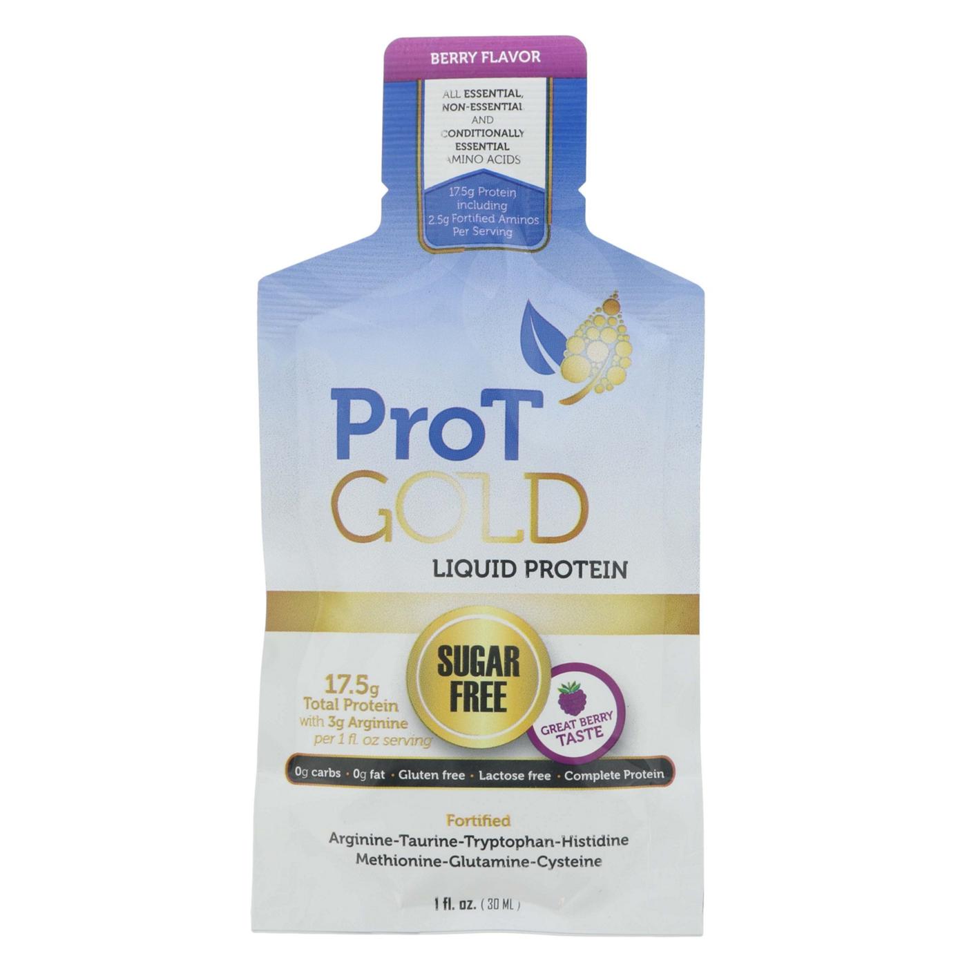 ProT GOLD Sugar Free Liquid Protein Berry - Shop Diet & fitness at H-E-B