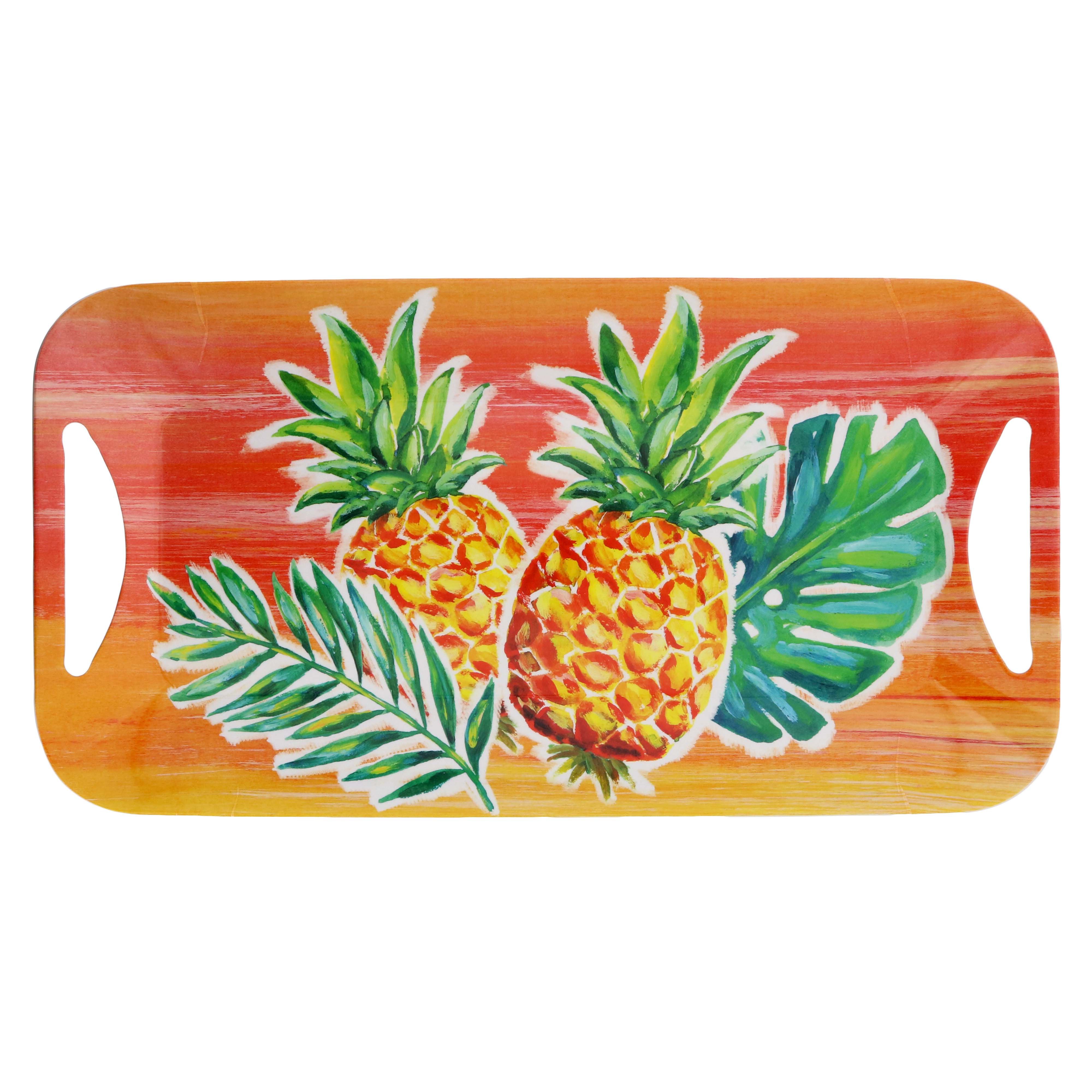 Dining Style Melamine Pineapple Tray - Shop Serving dishes at H-E-B