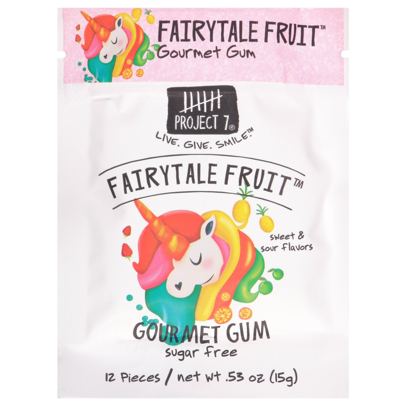 Project 7 Gum Fairytale Fruit - Shop Gum & mints at H-E-B