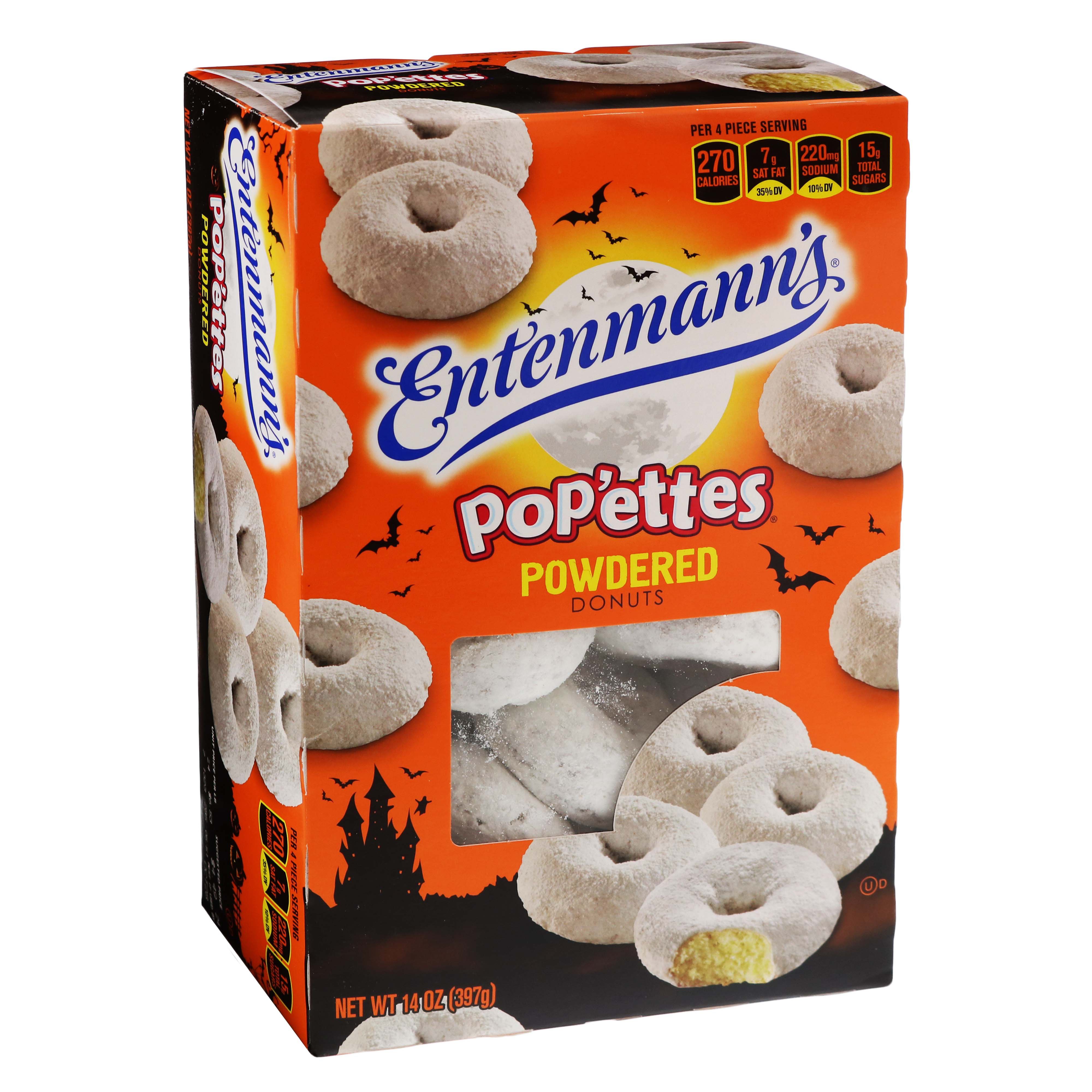 Entenmann's Pop'ettes Powdered Donuts Value Pack - Shop Snacks & Candy ...
