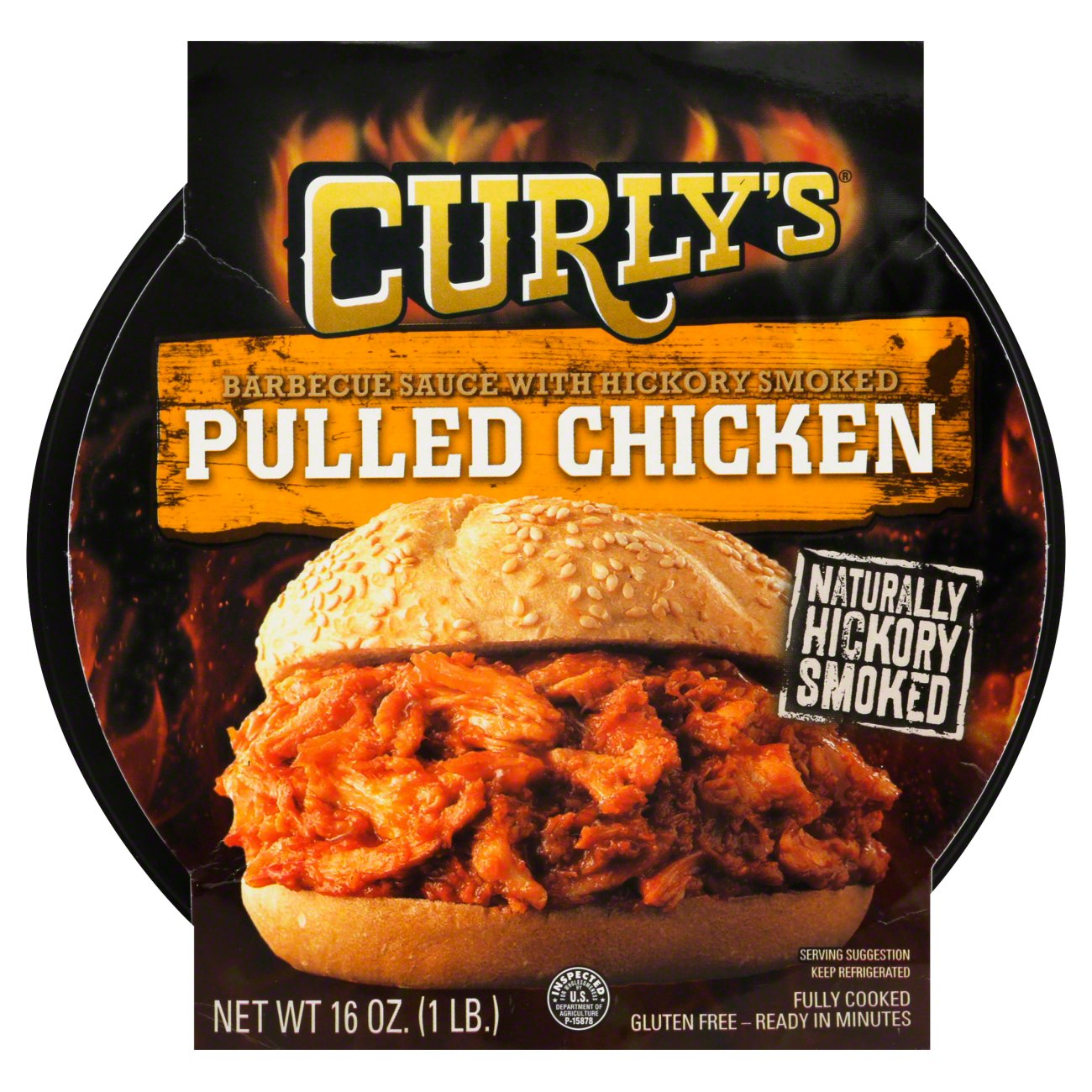 Curly's Pulled Chicken with Sauce - Shop Entrees & sides at H-E-B