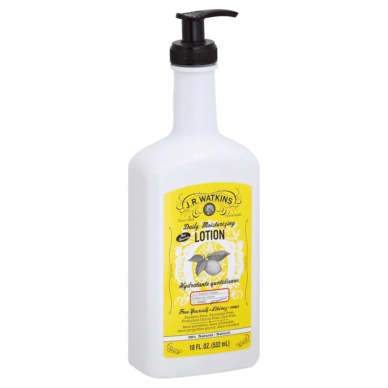 J.R. Watkins Lemon Cream Daily Moisturizing Lotion - Shop Body lotion ...