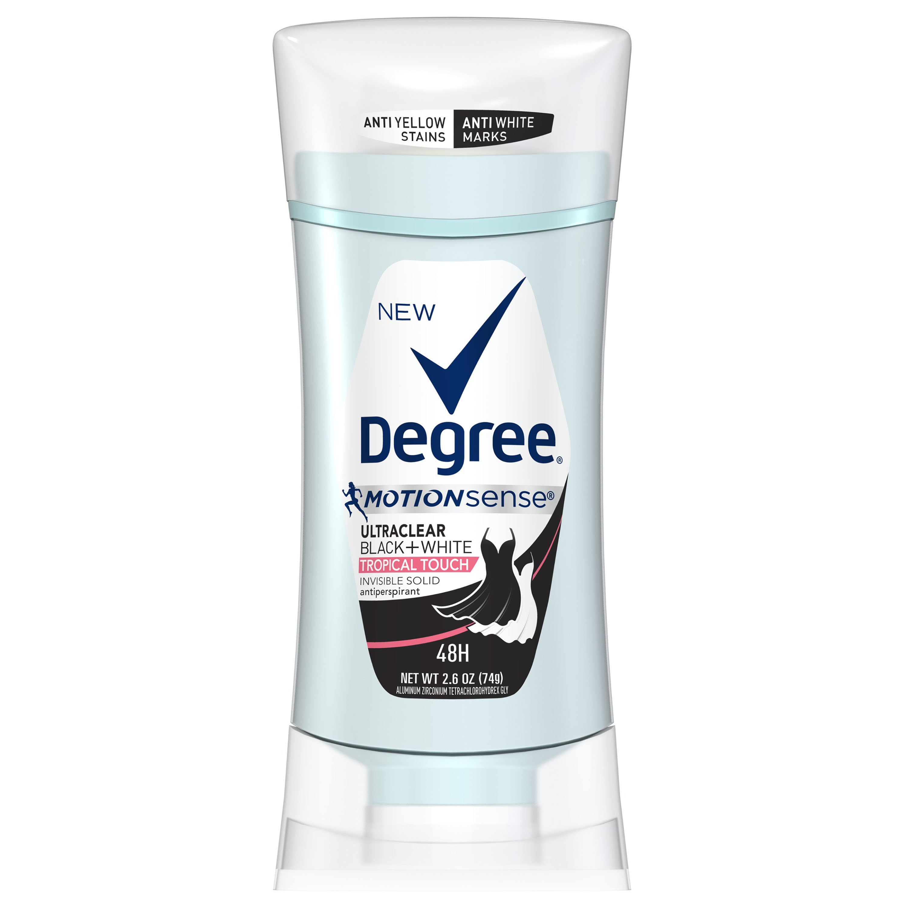 Degree Women Black + White Tropical Touch UltraClear Antiperspirant ...