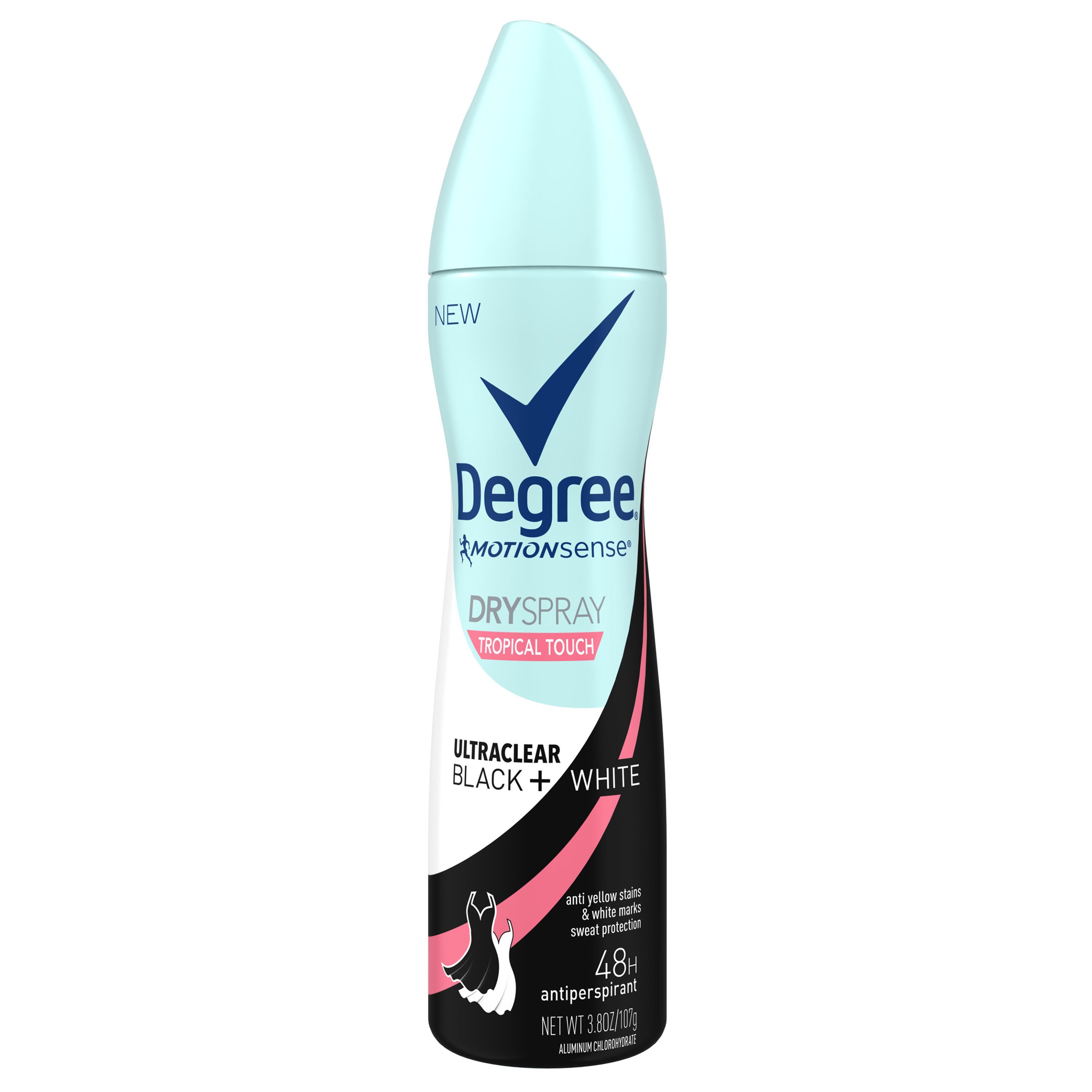 Degree Women Black + White Tropical Touch UltraClear Antiperspirant ...