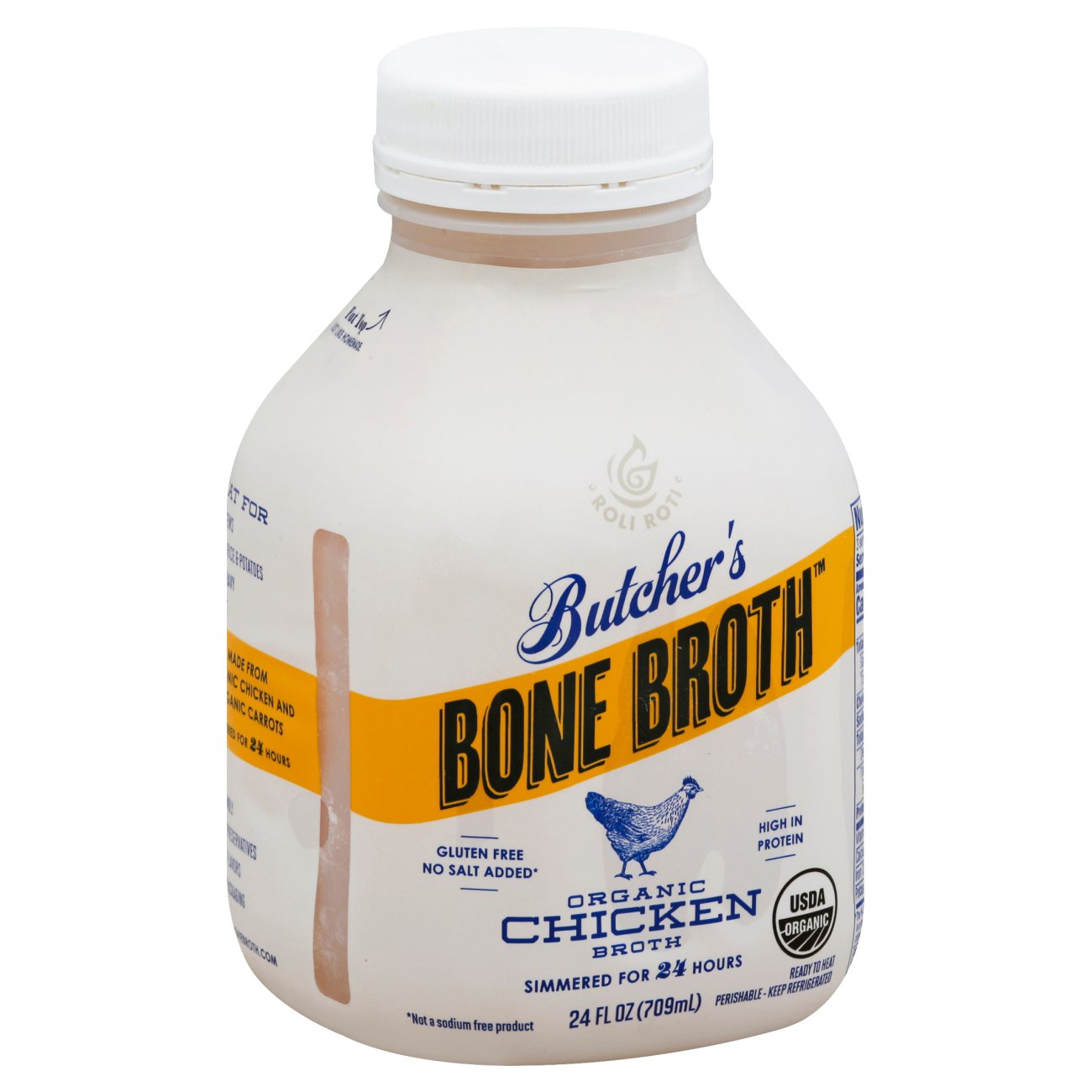 Roli Roti Butcher's Organic Chicken Bone Broth - Shop Broth & bouillon ...
