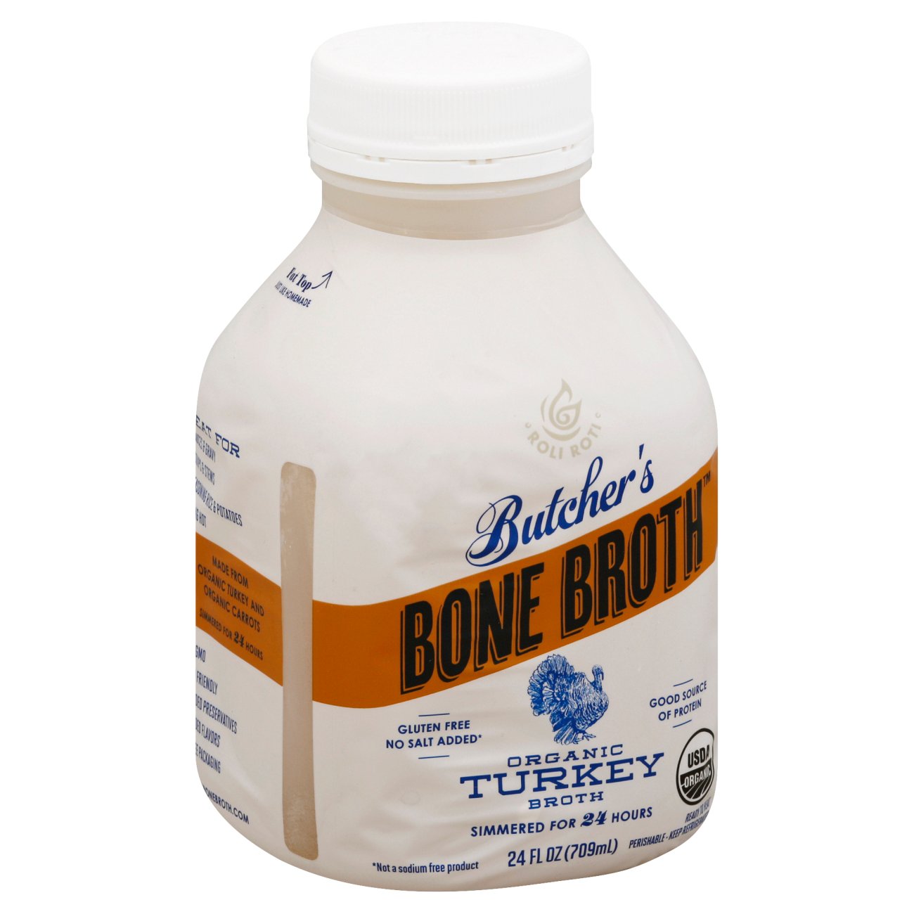 Roli Roti Butcher's Organic Turkey Bone Broth - Shop Broth & bouillon ...