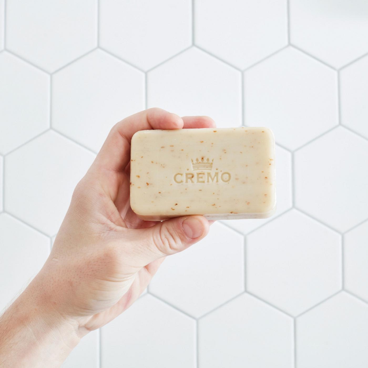 Cremo Exfoliating Body Bar - Bourbon & Oak - Shop Hand & bar soap at H-E-B