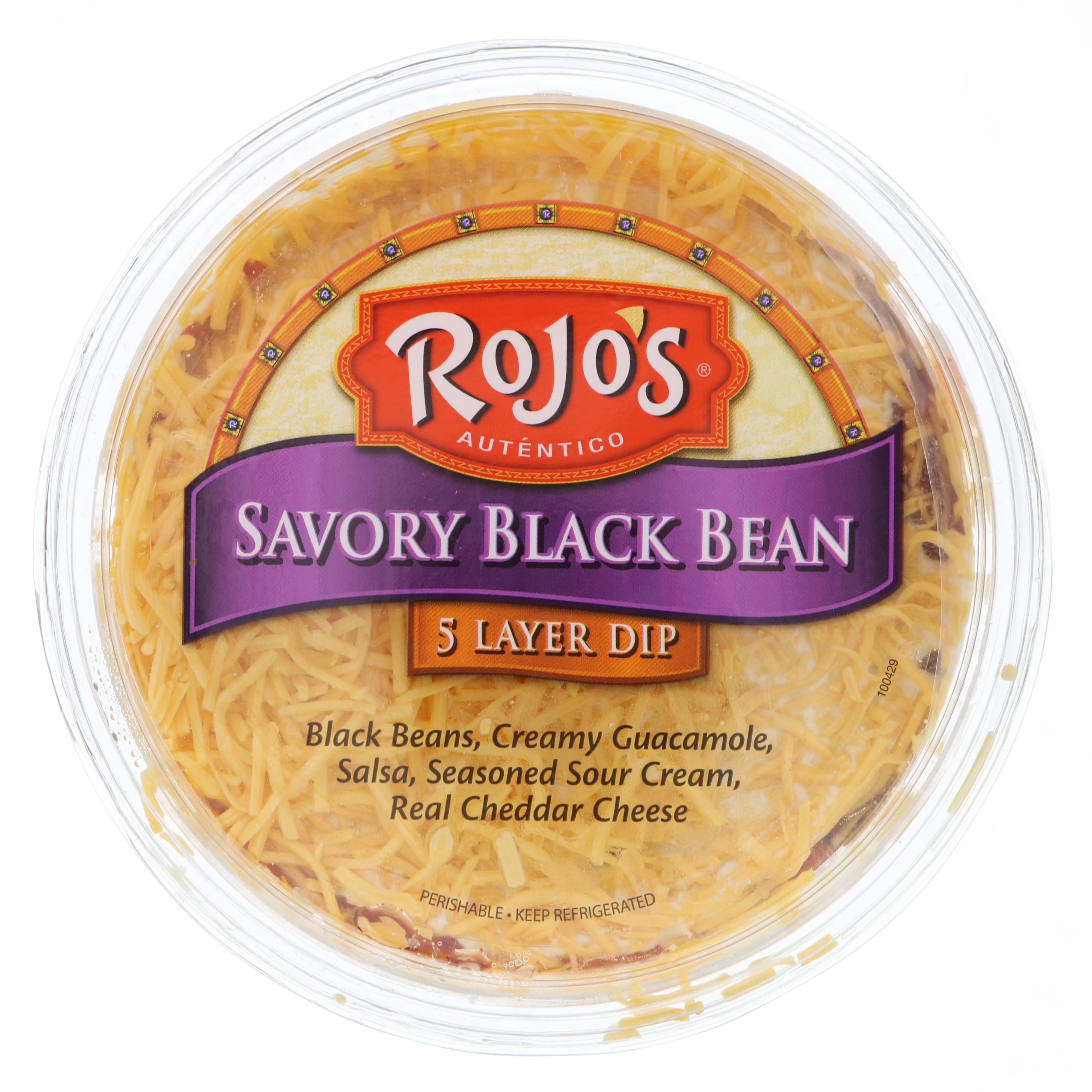 Rojo's Savory Black Bean 5 Layer Dip - Shop Dip at H-E-B