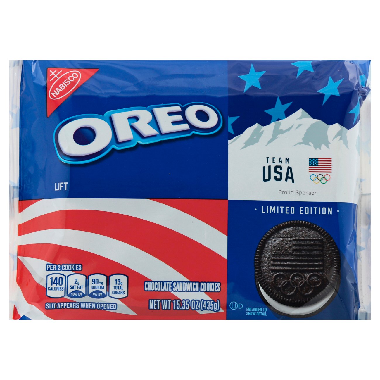 OREO Team USA Chocolate Sandwich Cookies - Shop Cookies at H-E-B