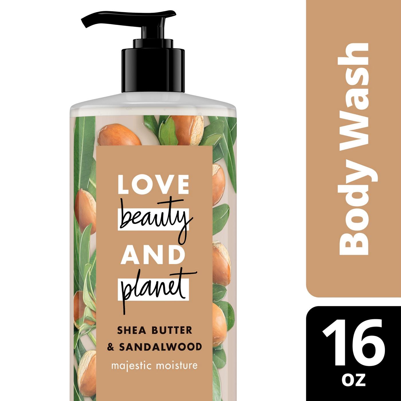 Love Beauty And Planet Majestic Moisture Body Wash - Shea Butter ...