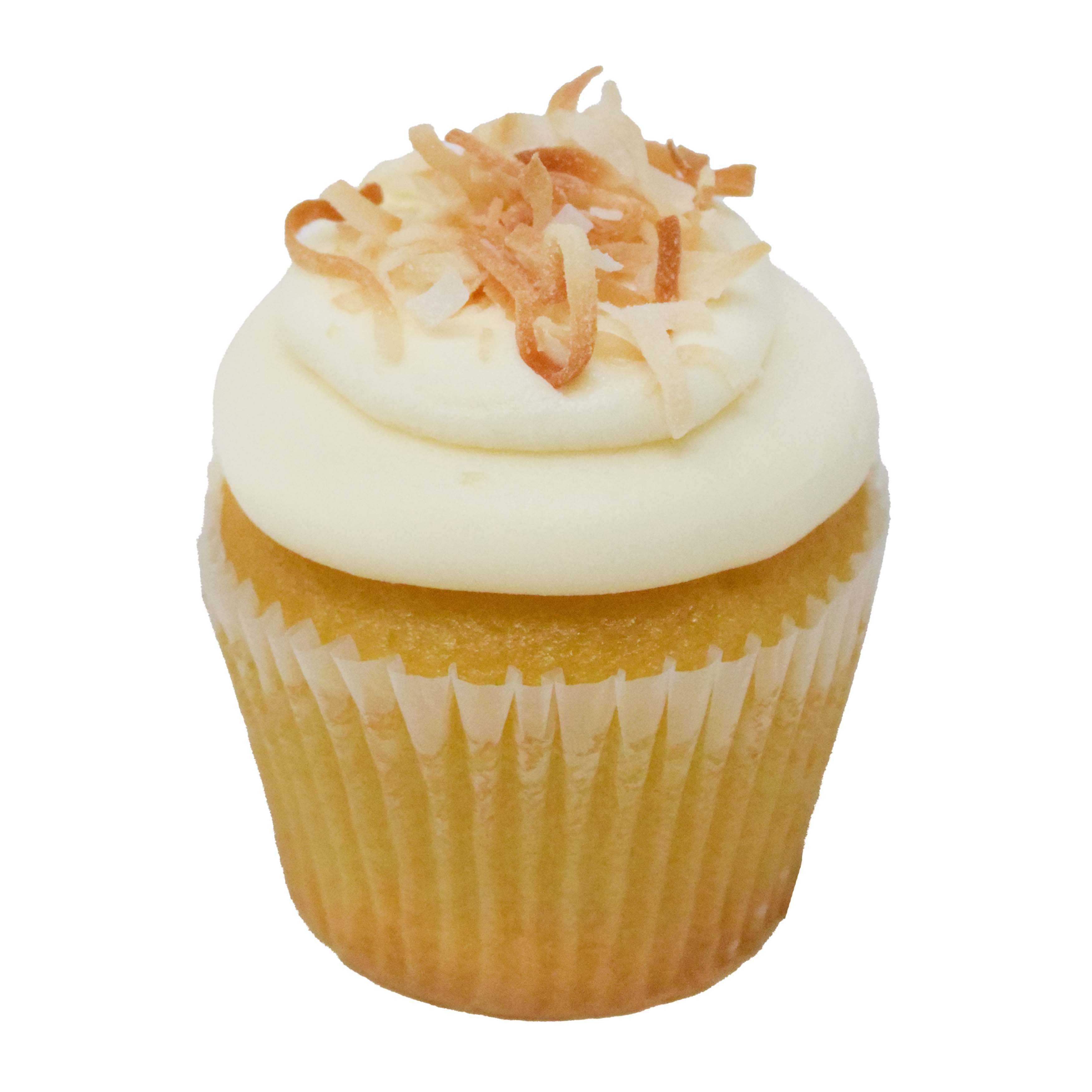 H-E-B Sensational Toasted Coconut Cupcake - Shop Standard cupcakes at H-E-B