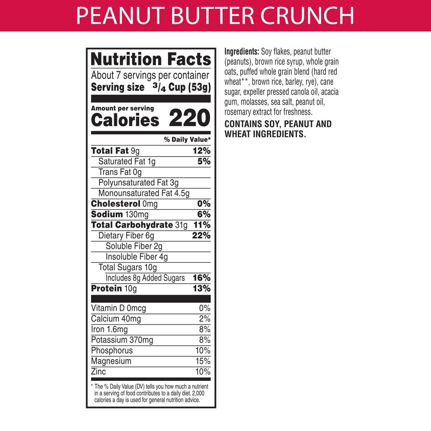 Kashi GO Peanut Butter Crunch Breakfast Cereal - Shop Cereal at H-E-B