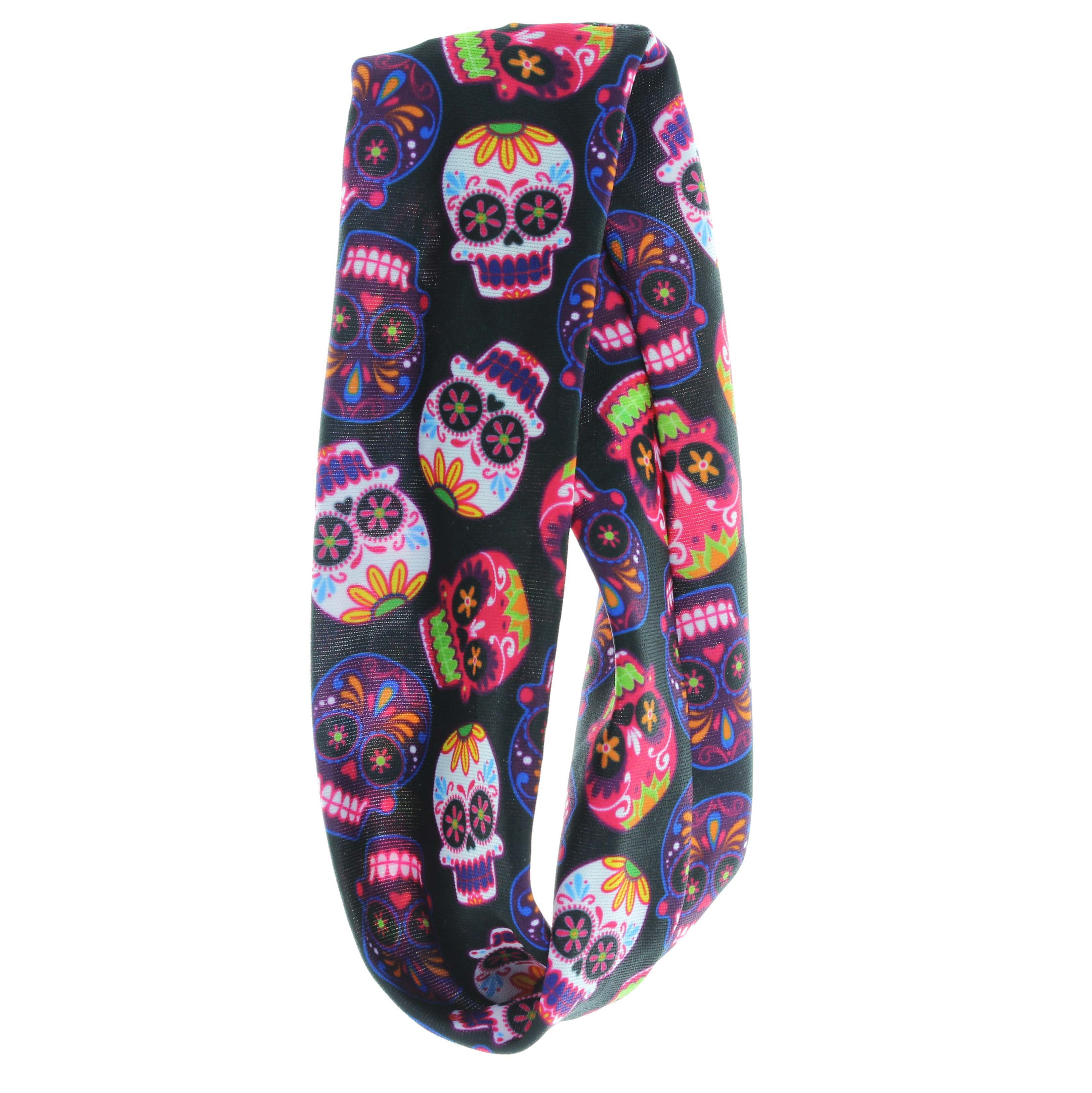ABG Day Of The Dead Multi Sugar Skull Head Wrap - Shop Hair accessories ...
