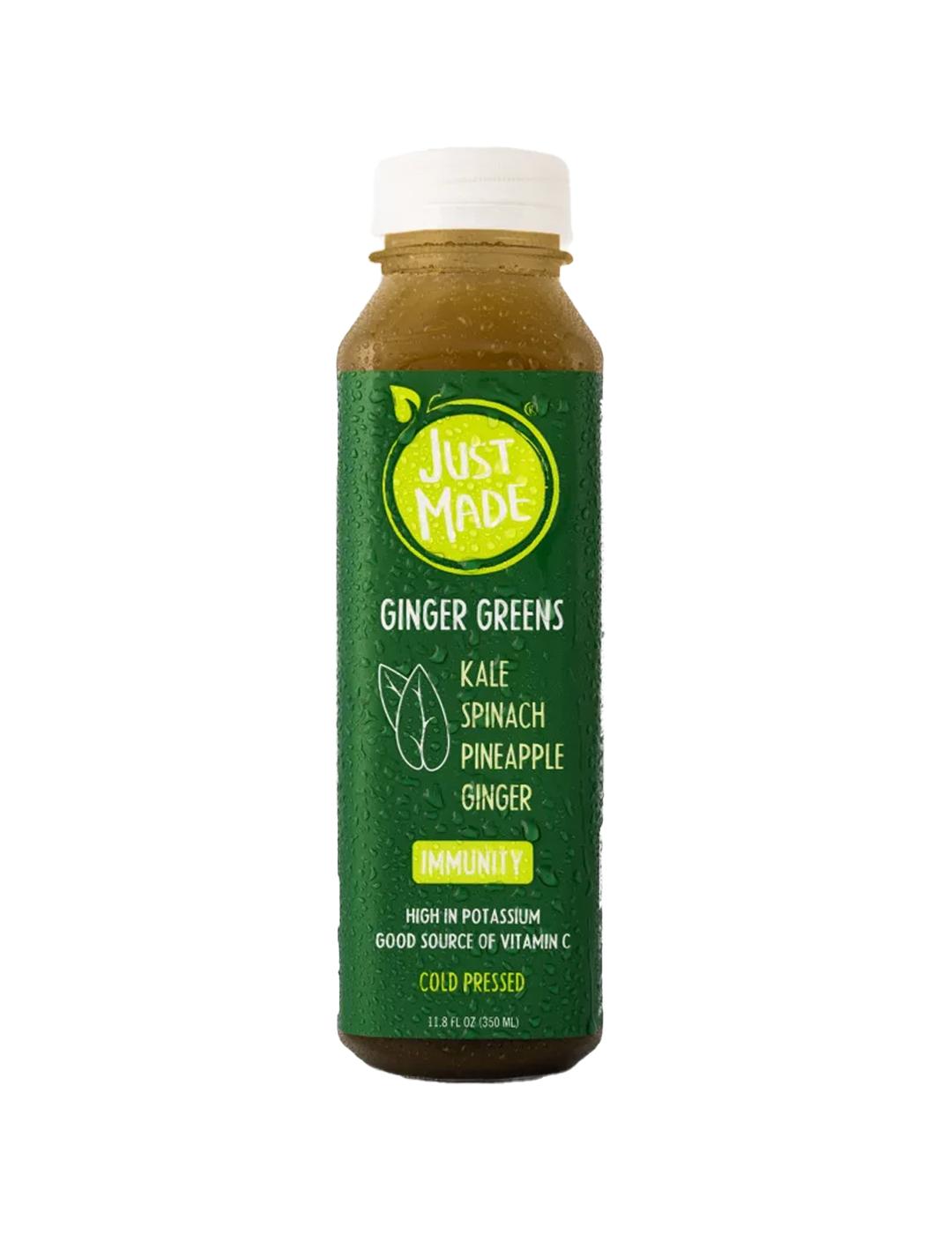 Just Made Ginger Greens Cold-Pressed Juice - Shop Juice at H-E-B