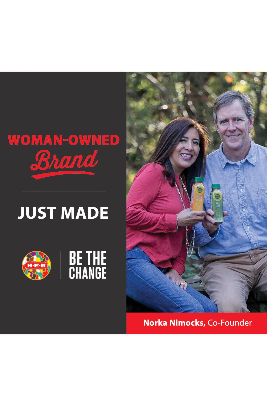 Just Made Ginger Greens Cold-Pressed Juice - Shop Juice at H-E-B