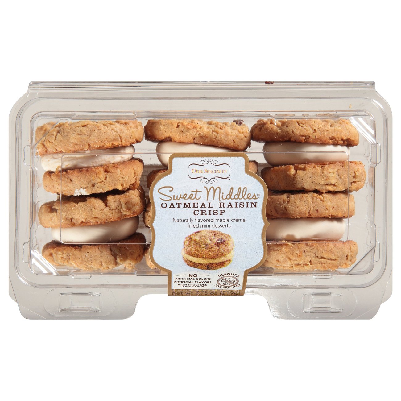 Our Specialty Oatmeal Raisin Crisp Sweet Middles - Shop Cookies at H-E-B