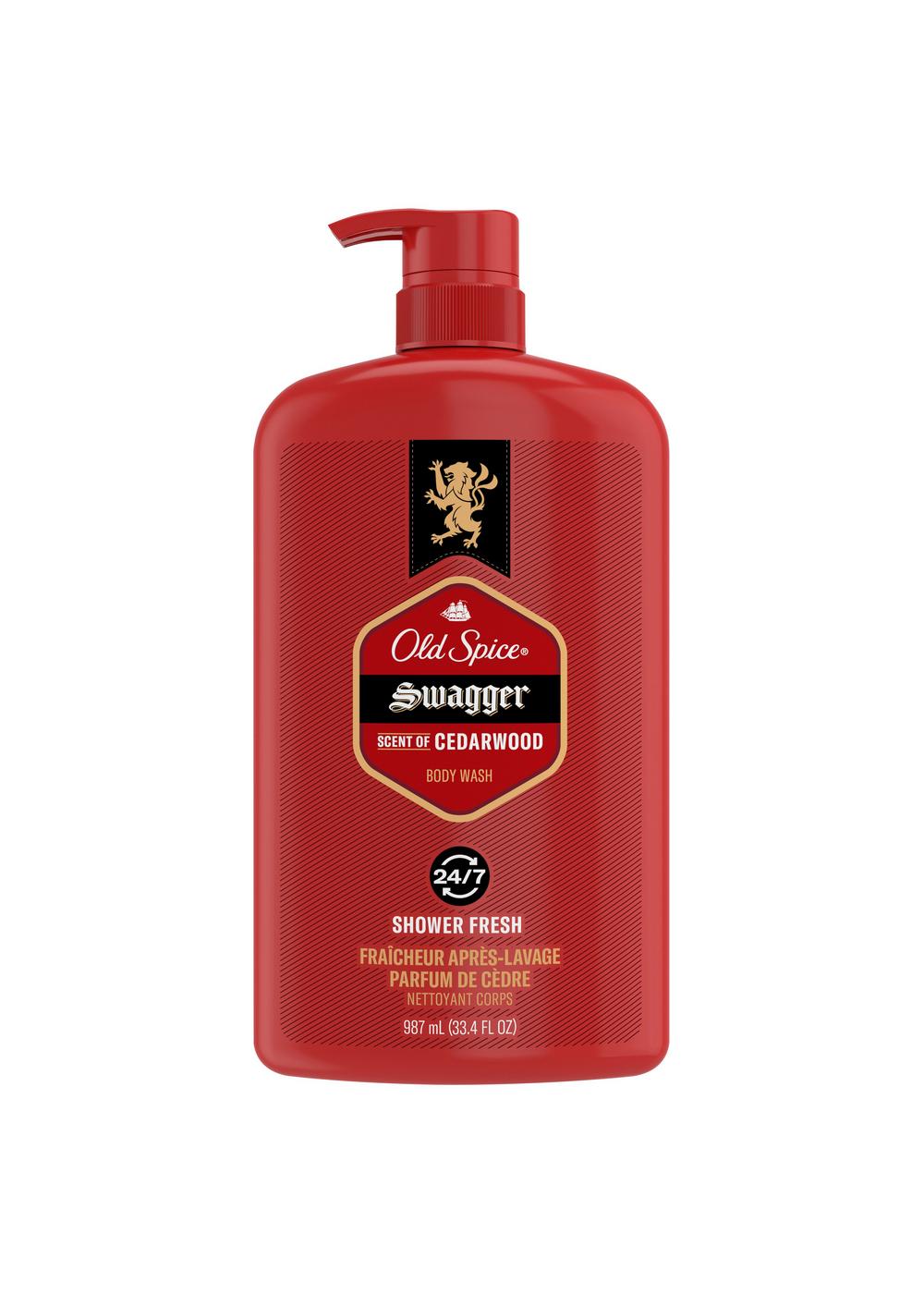 Old Spice Swagger Body Wash - Cedarwood - Shop Body wash at H-E-B