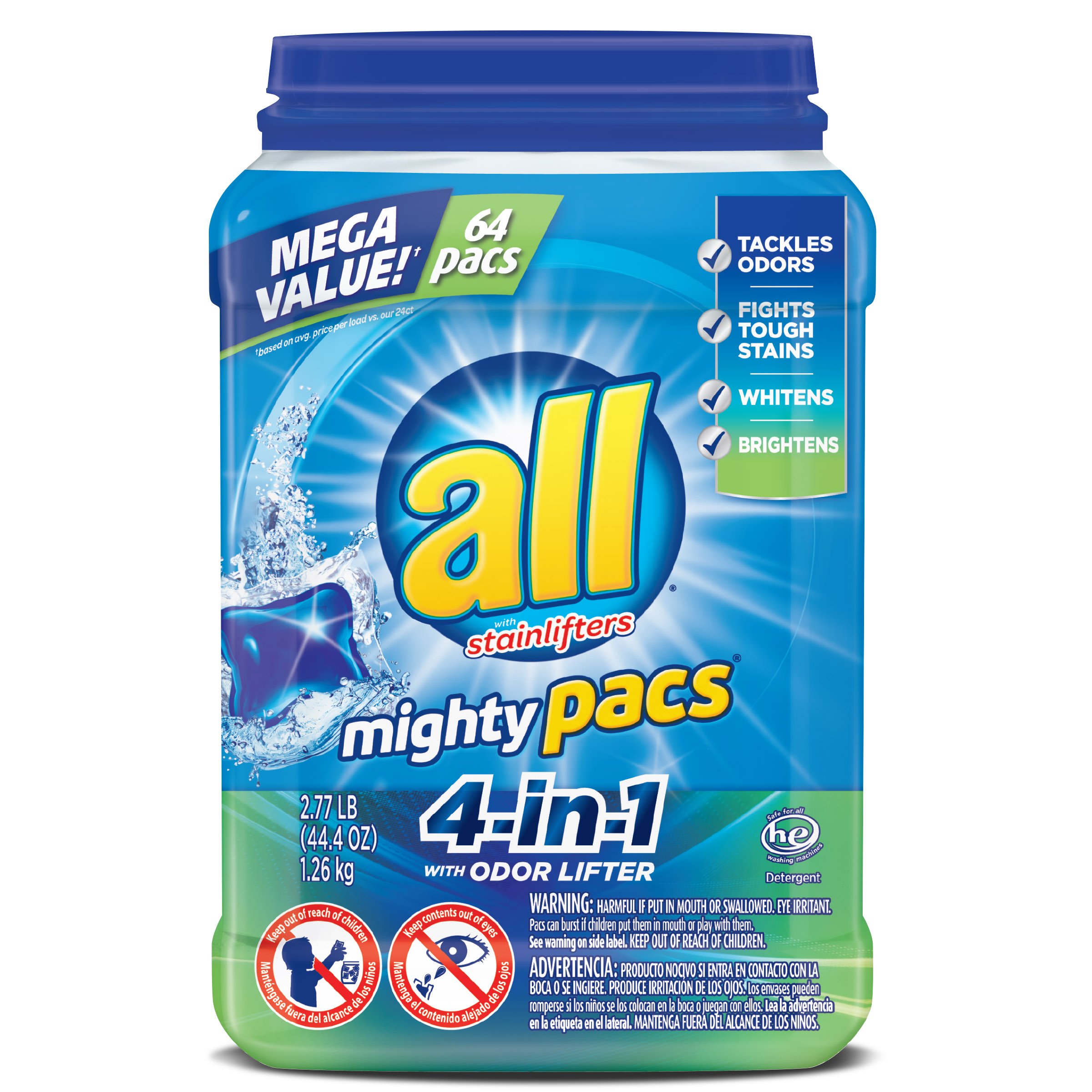 All Detergent Mighty Pacs