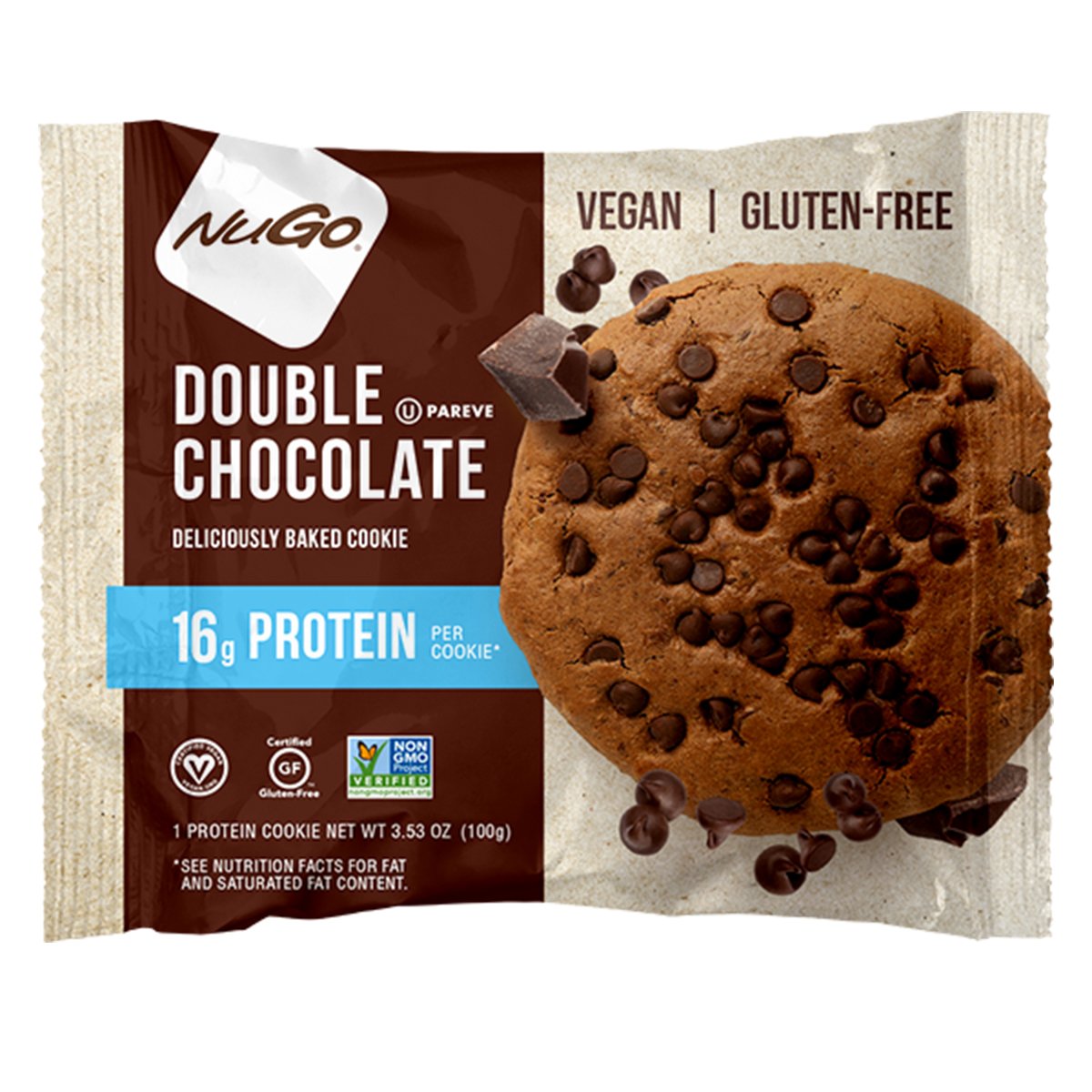 NuGo Double Chocolate Protein Cookie - Shop Granola & snack bars at H-E-B