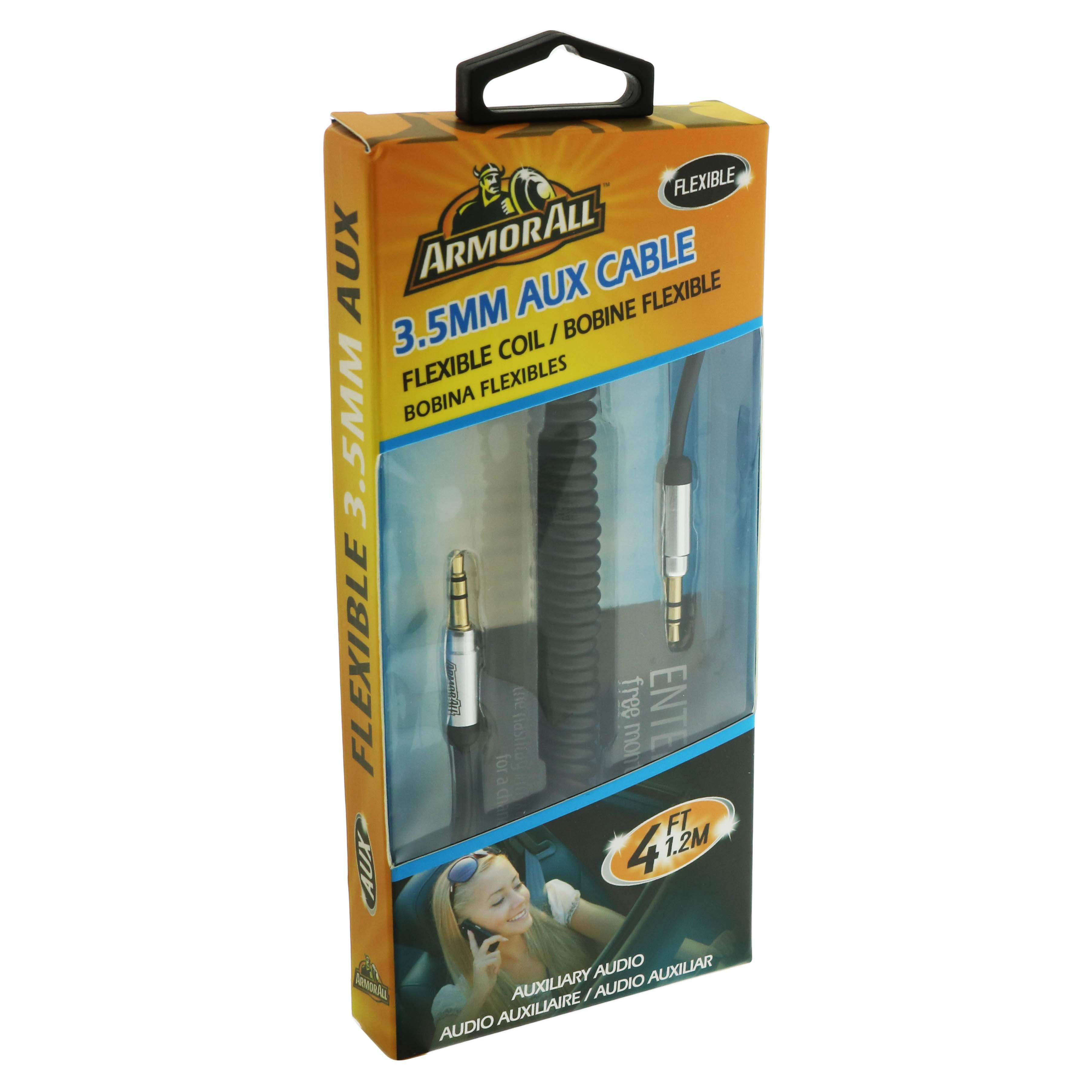 Armor All 3.5mm Flexible Auxiliary Coil Cord - Shop Phone chargers at H-E-B