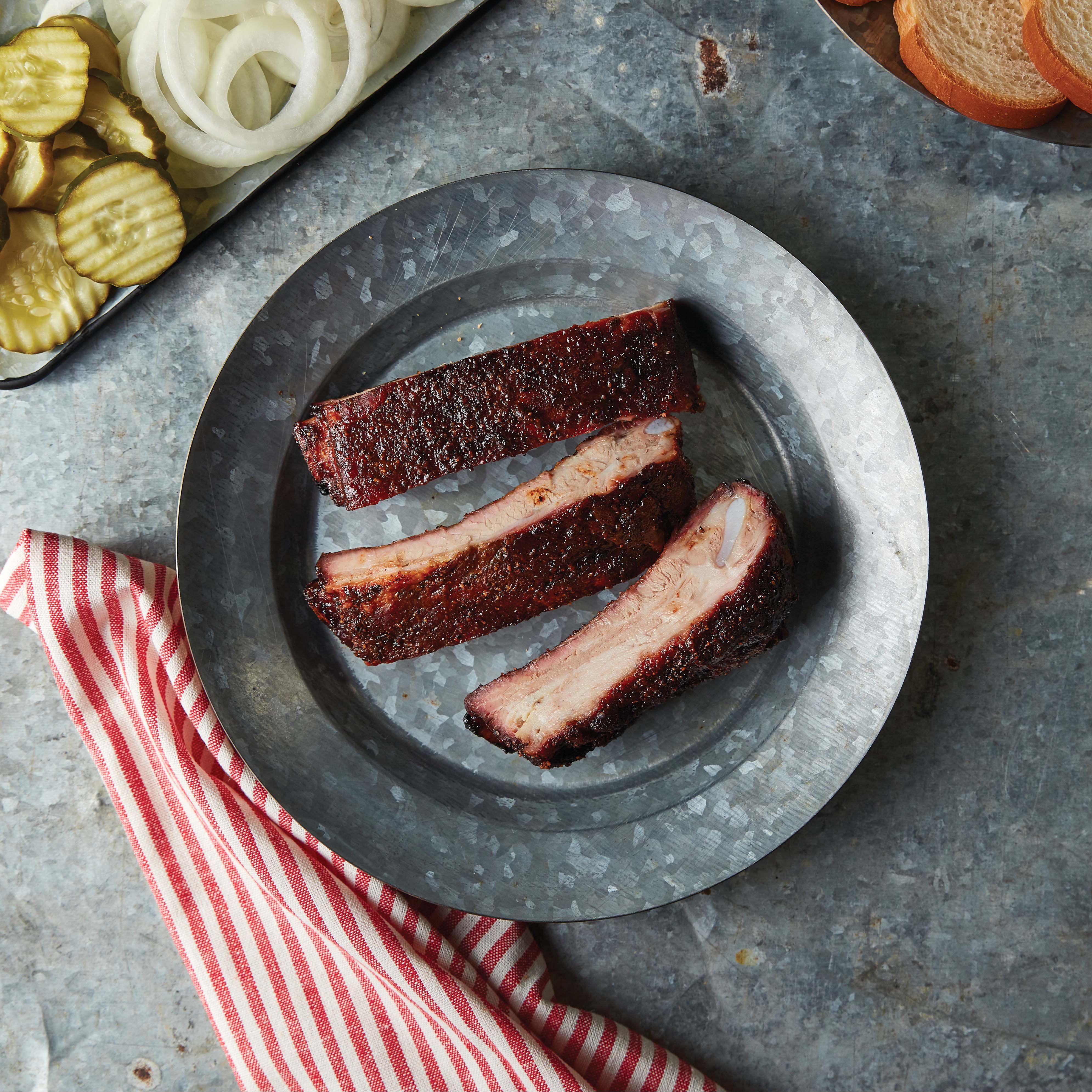 True Texas BBQ Natural St Louis Ribs Quarter Rack - Shop True Texas BBQ ...