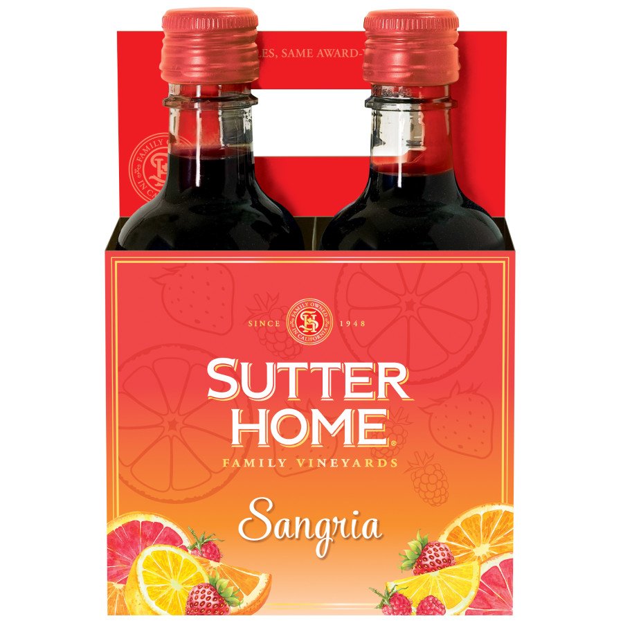 Sutter Home Family Vineyards Sangria 187 mL Bottles - Shop Wine at H-E-B