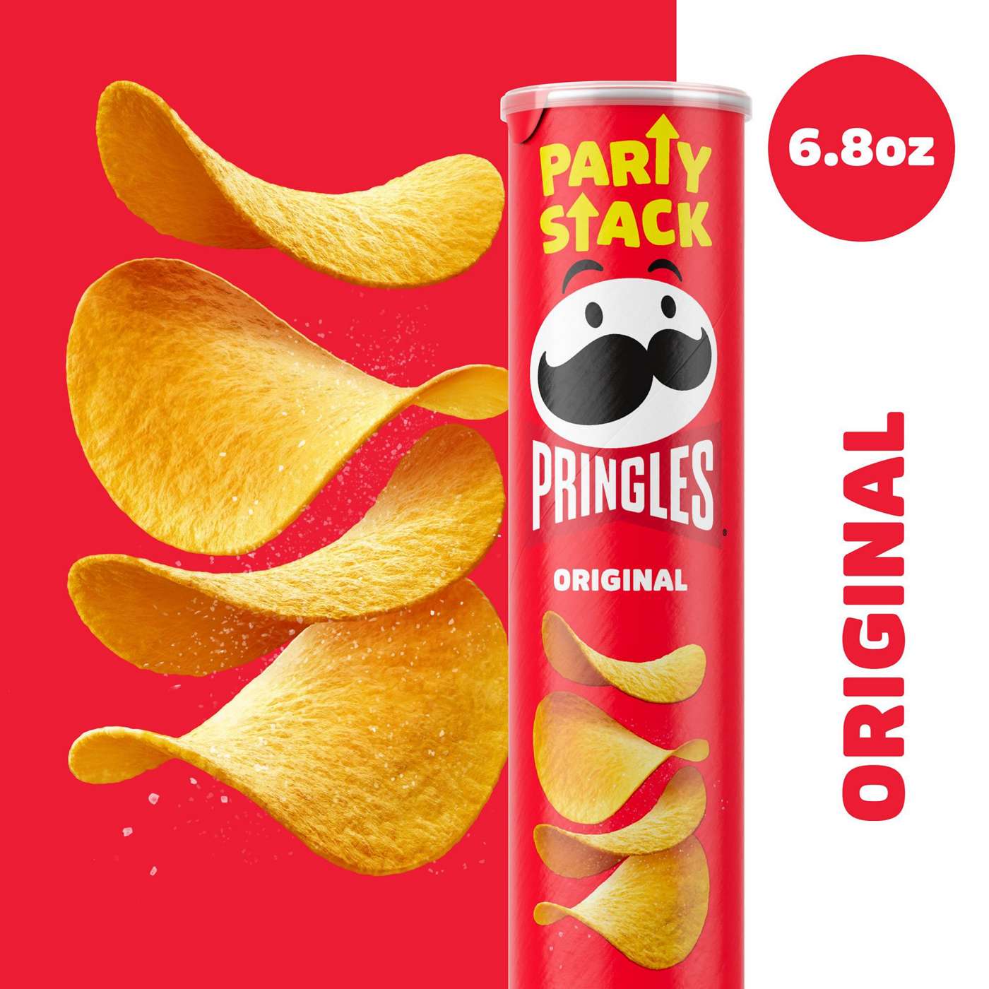 Pringles Original Potato Crisps Chips - Party Stack - Shop Chips at H-E-B