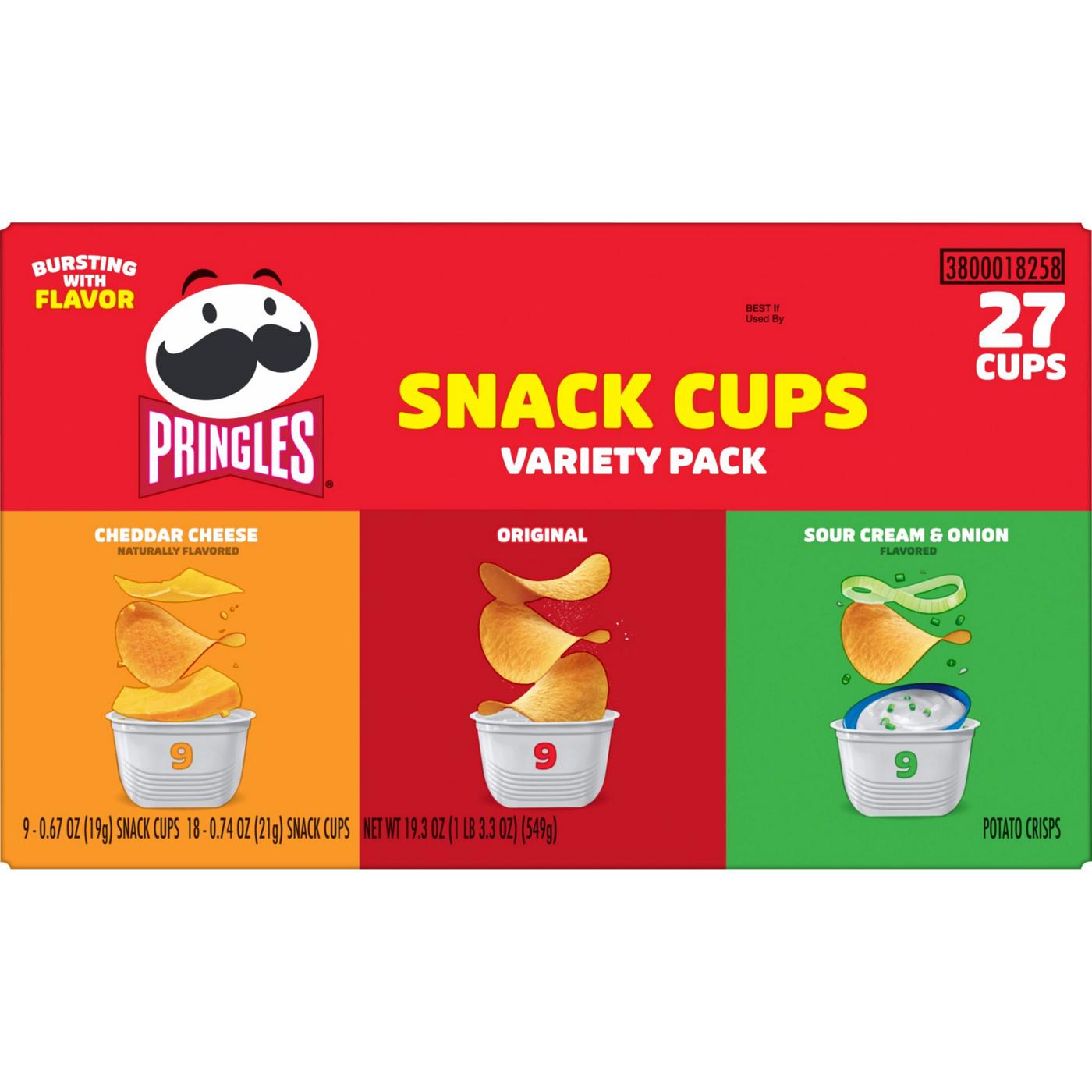 Pringles Potato Crisps Chips Variety Pack Snack Stacks Cups - Shop ...