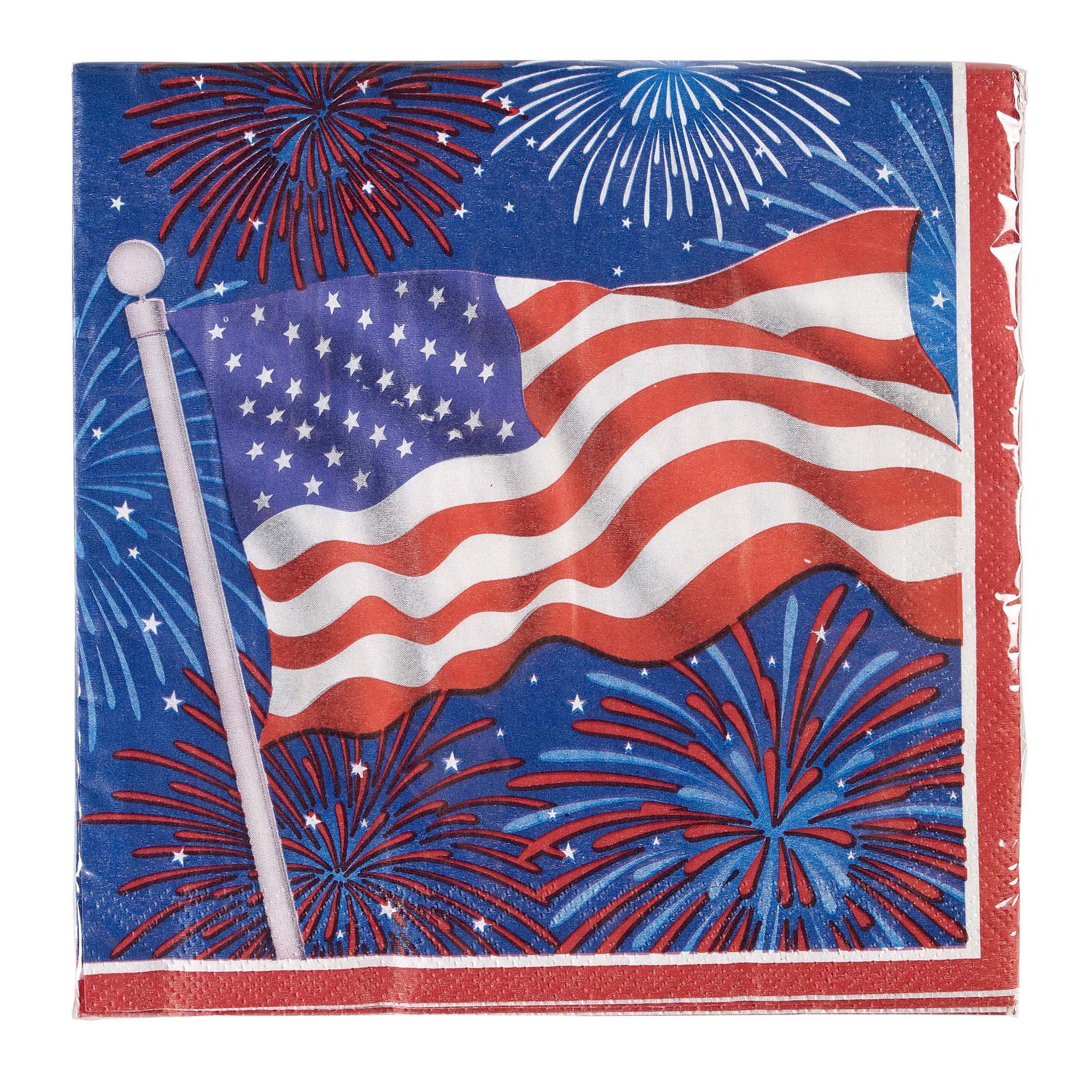 Creative Converting Lunch Napkin Flag Firework Celebration - Shop ...