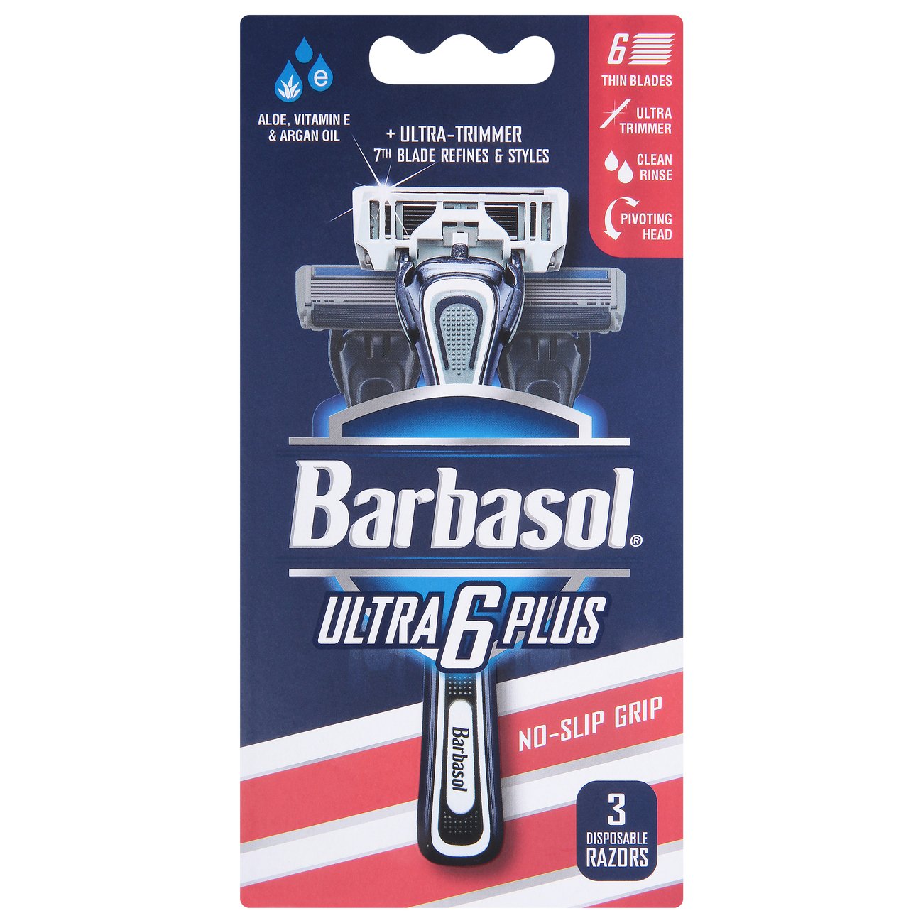 Barbasol Ultra 6 Plus Disposable Razors - Shop Razors & blades at H-E-B