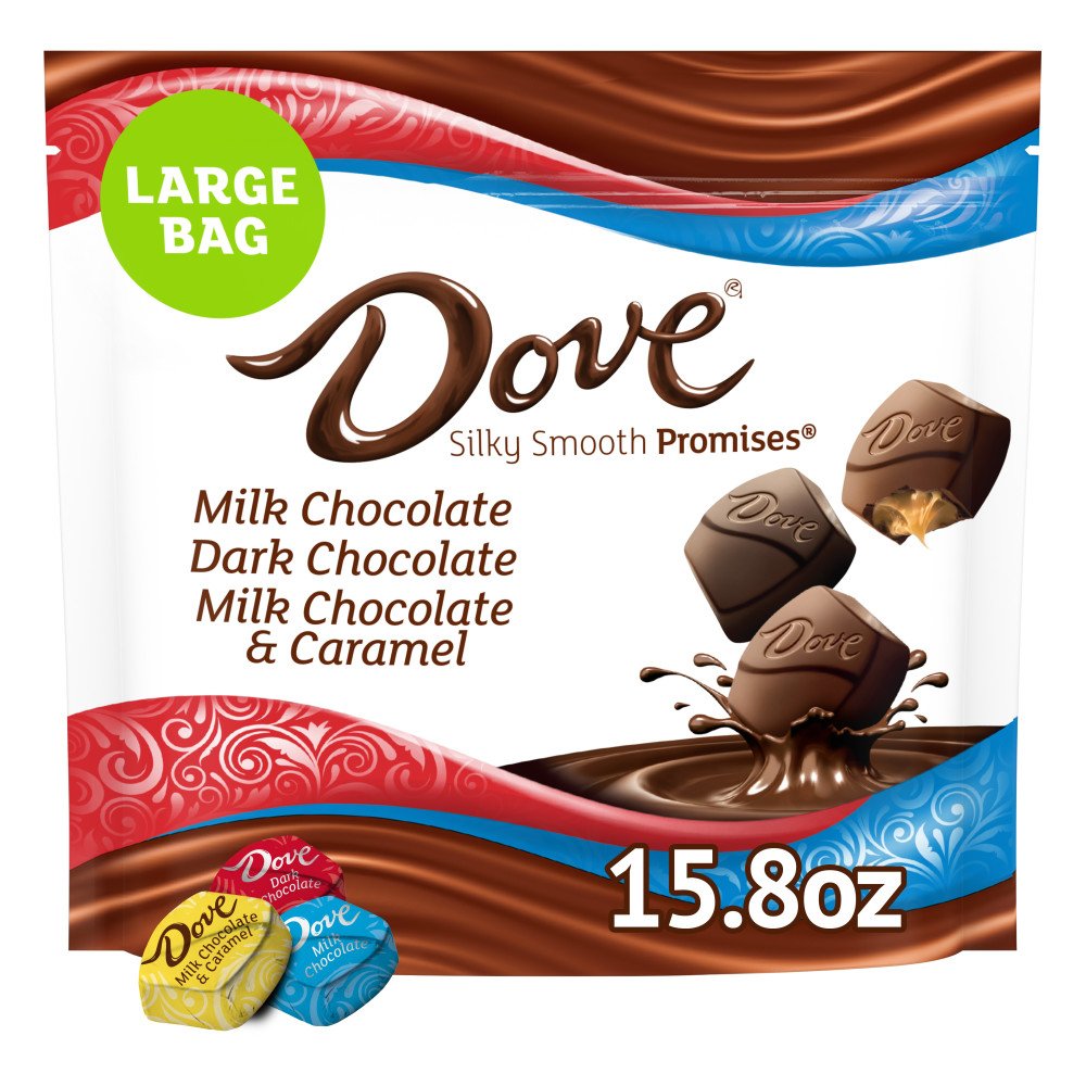 Dove Promises Milk and Dark Chocolate Candy Assortment - Shop Candy at ...