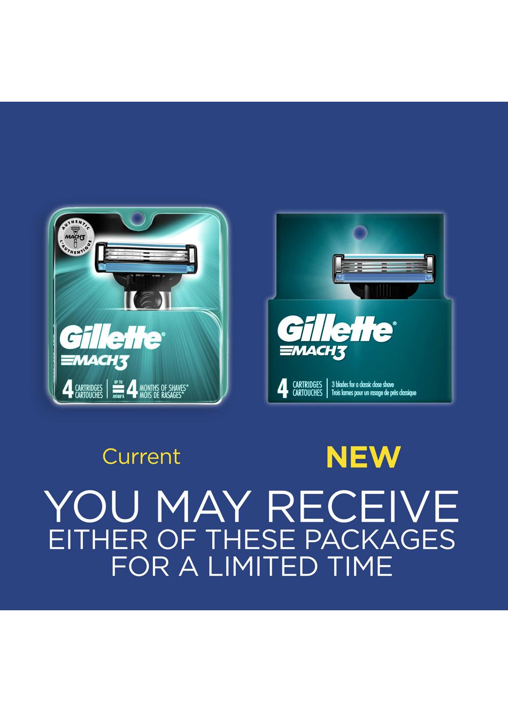 Gillette Mach3 Razor Blade Refills - Shop Razors & blades at H-E-B