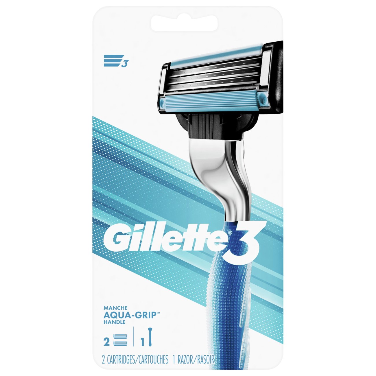 Gillette 3 Men's Razor and Cartridges - Shop Razors & Blades at H-E-B