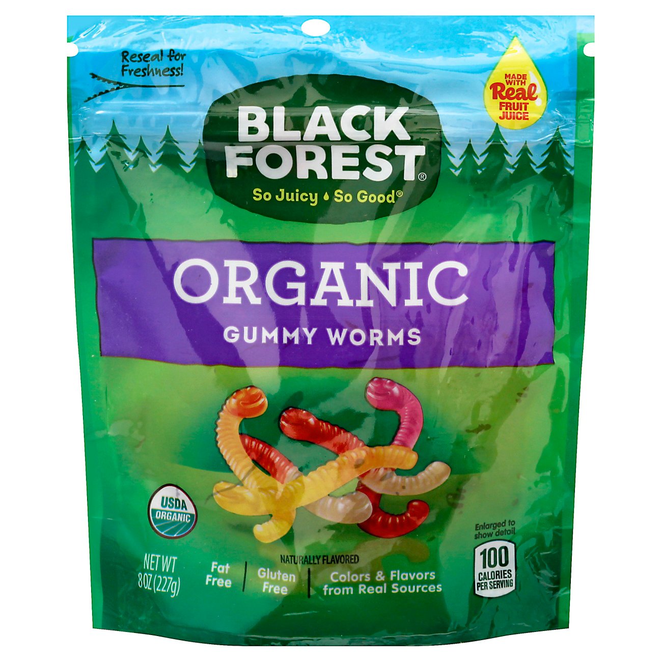 Black Forest Organic Gummy Worms - Shop Snacks & Candy at H-E-B