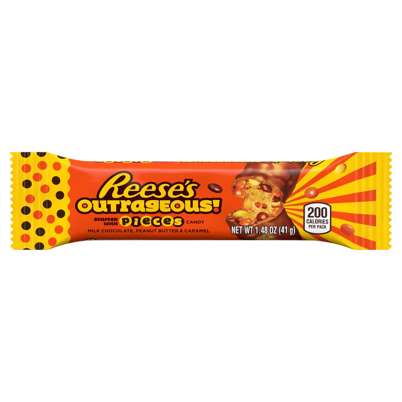Reese's Standard Size Outrageous Pieces Bar - Shop Candy at H-E-B