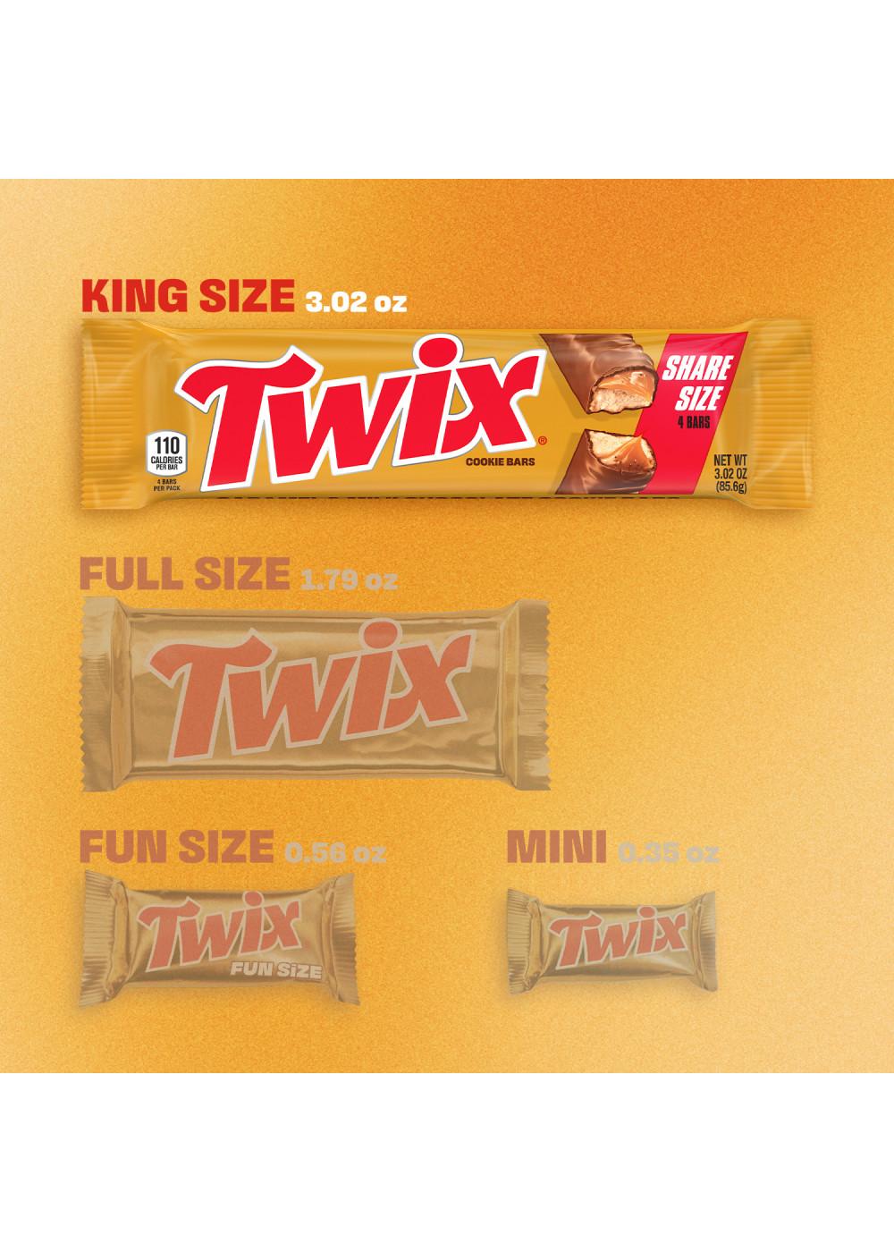 Twix Minis Caramel Cookie Bars Sharing Size Bag - Shop Candy at H-E-B