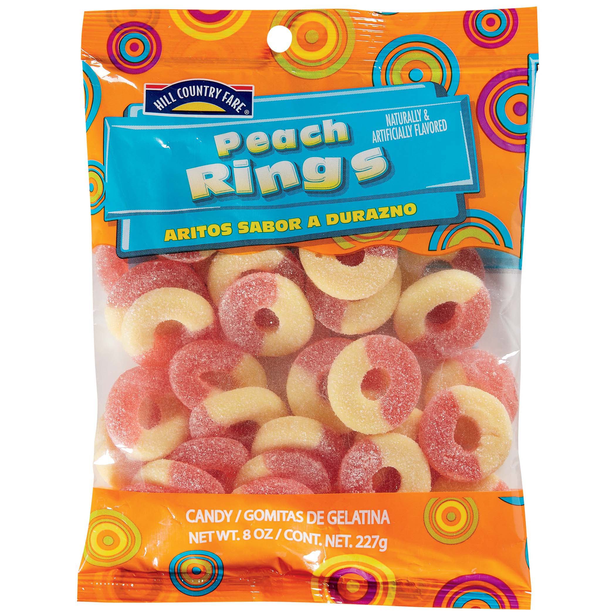 Hill Country Fare Peach Rings - Shop Candy at H-E-B