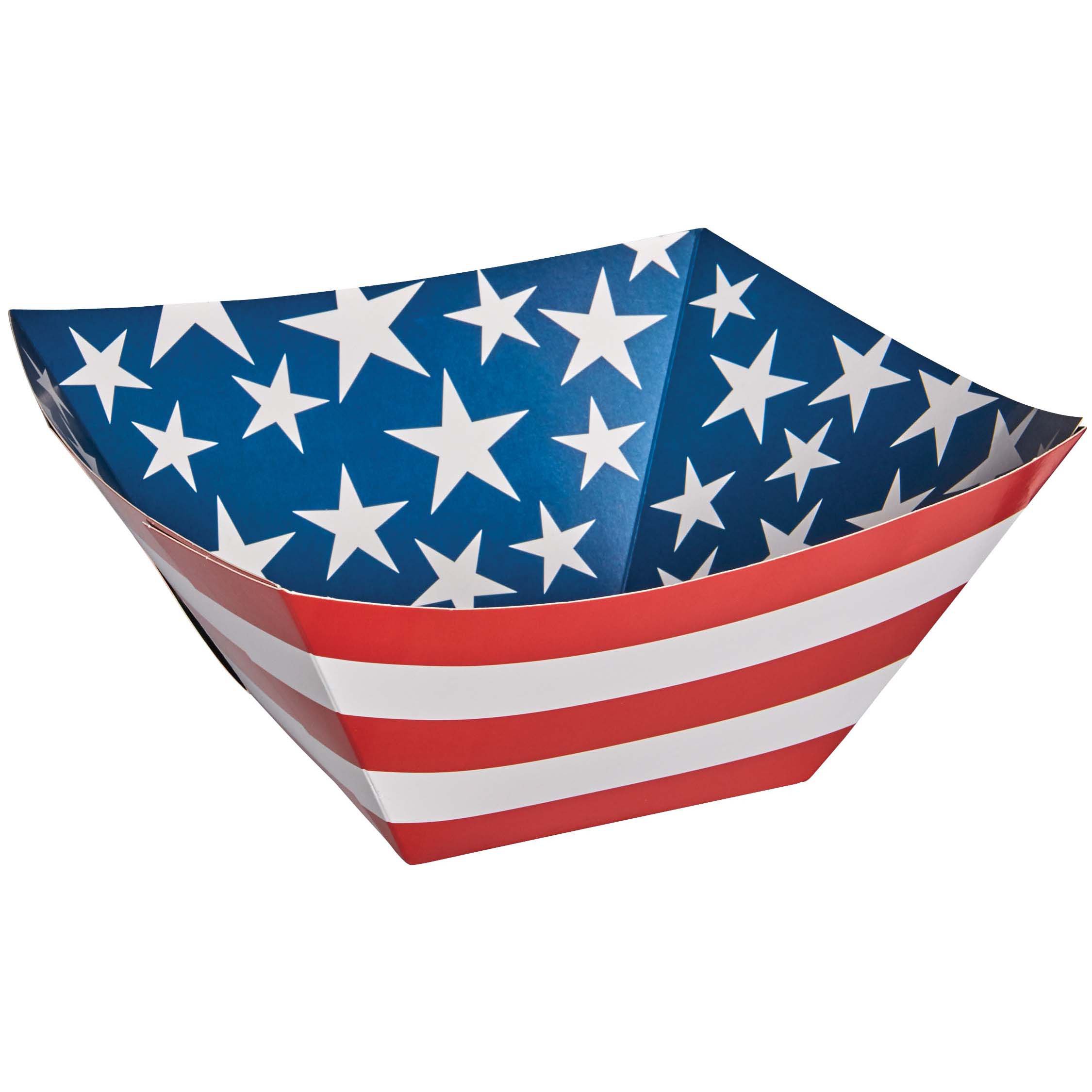Unique Star Stripe Paper Square Bowl - Shop Disposable Kitchenware at H-E-B