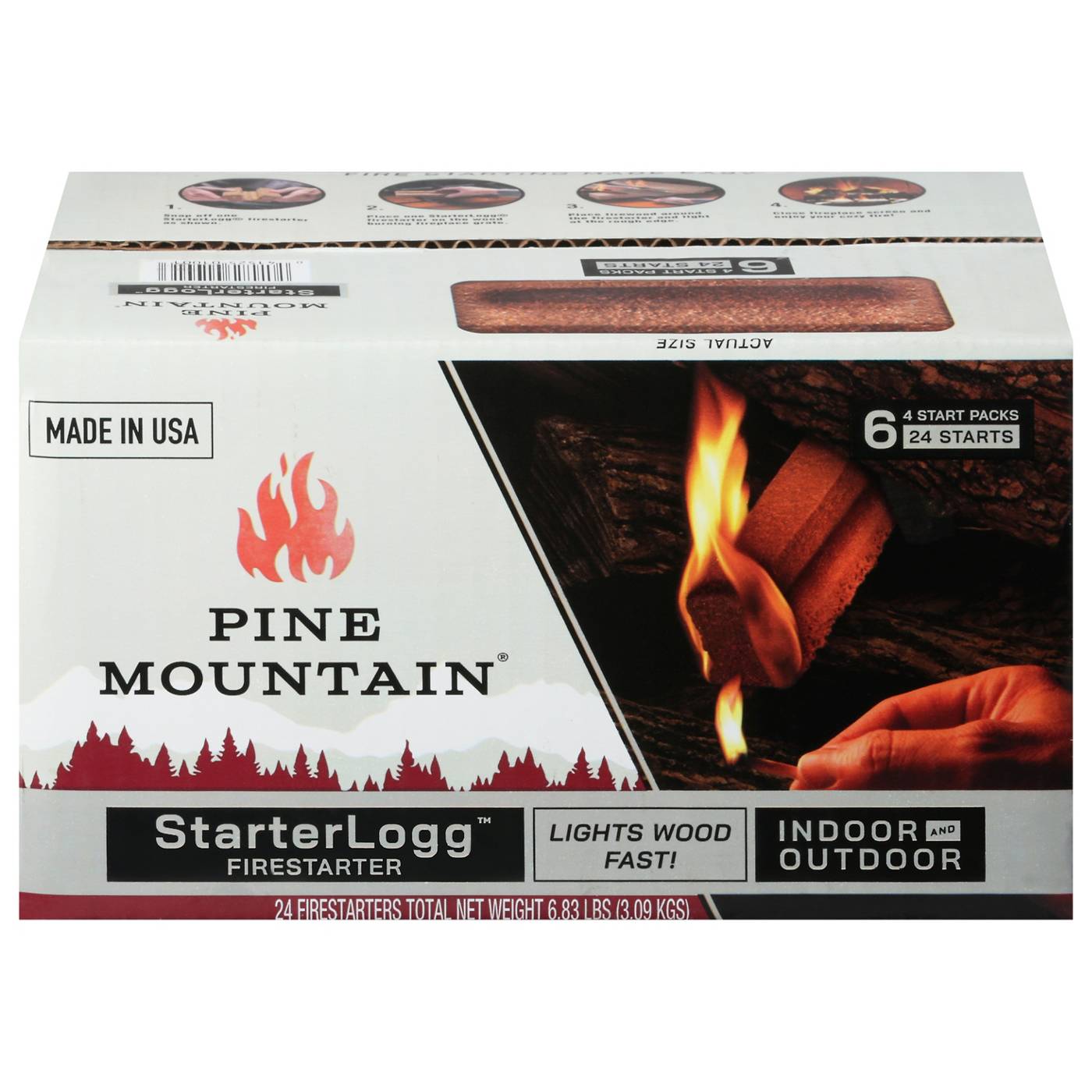 Pine Mountain StarterLogg Firestarter - Shop Charcoal, wood & fuel at H-E-B