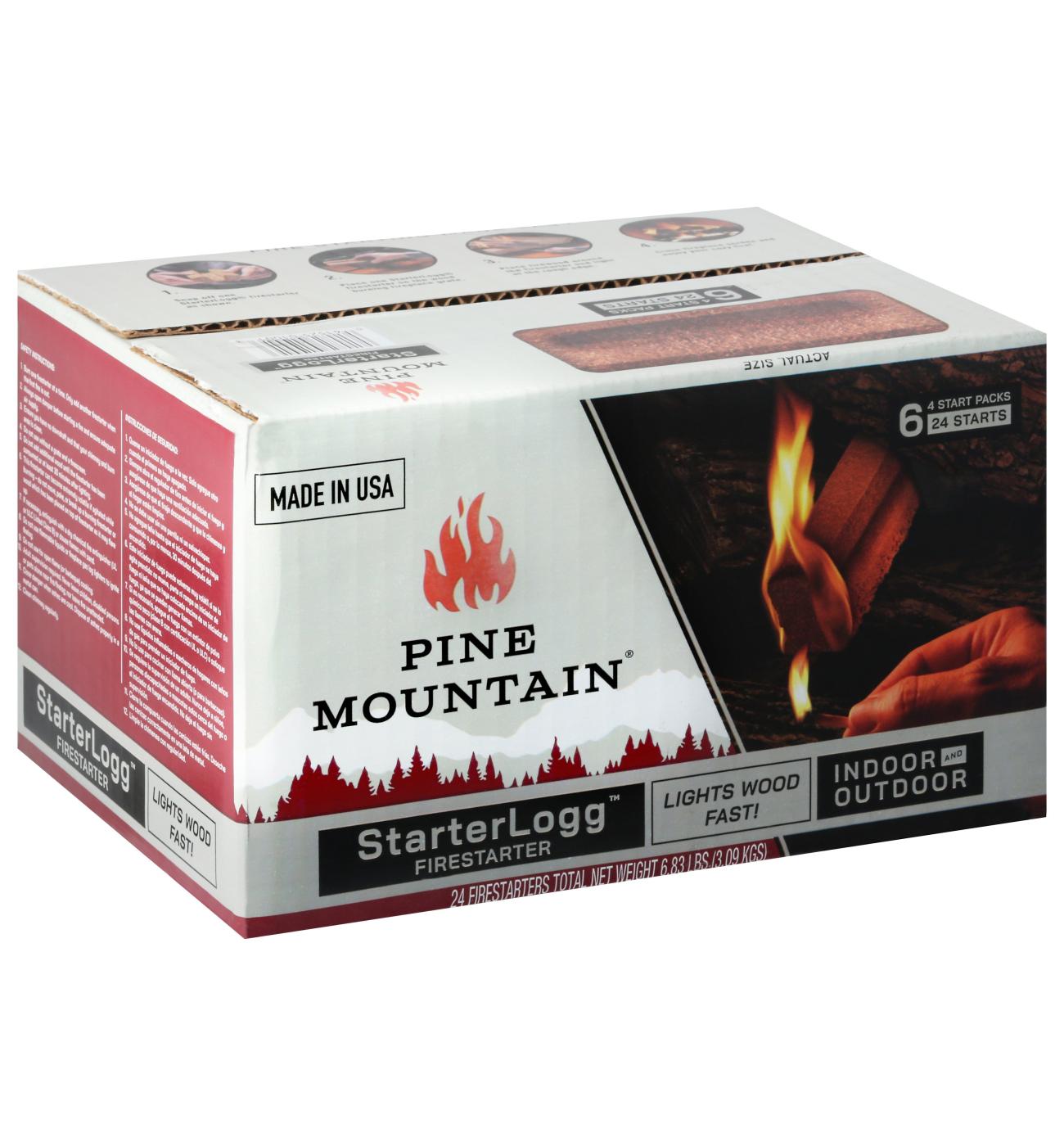 Pine Mountain StarterLogg Firestarter - Shop Charcoal, wood & fuel at H-E-B