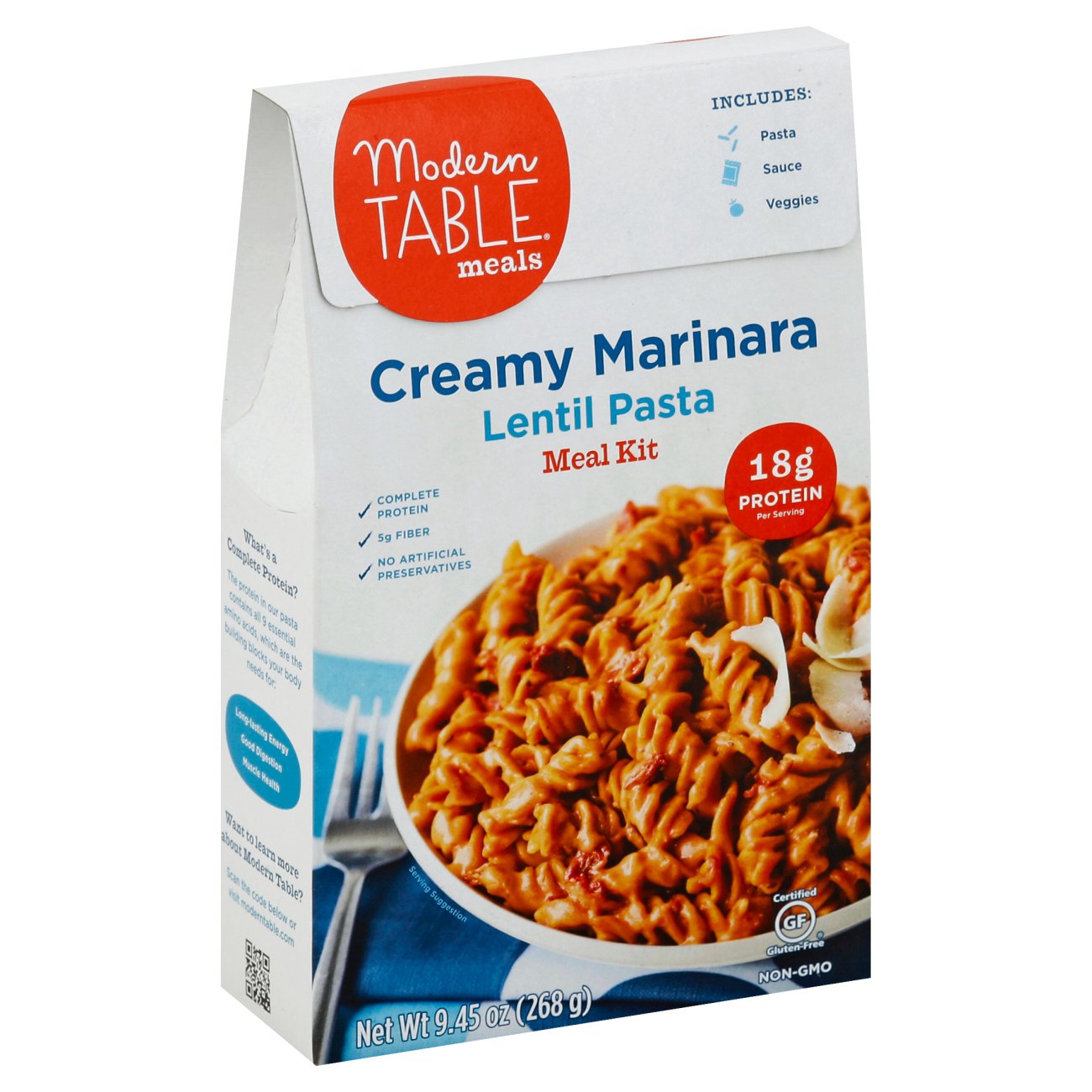 Modern Table Meals Creamy Marinara Lentil Pasta - Shop Pantry meals at ...