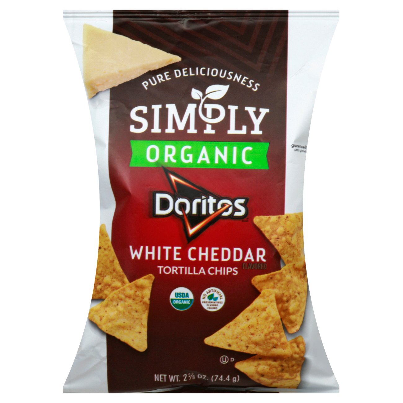 Doritos Simply Organic Doritos White Cheddar Tortilla Chips - Shop ...