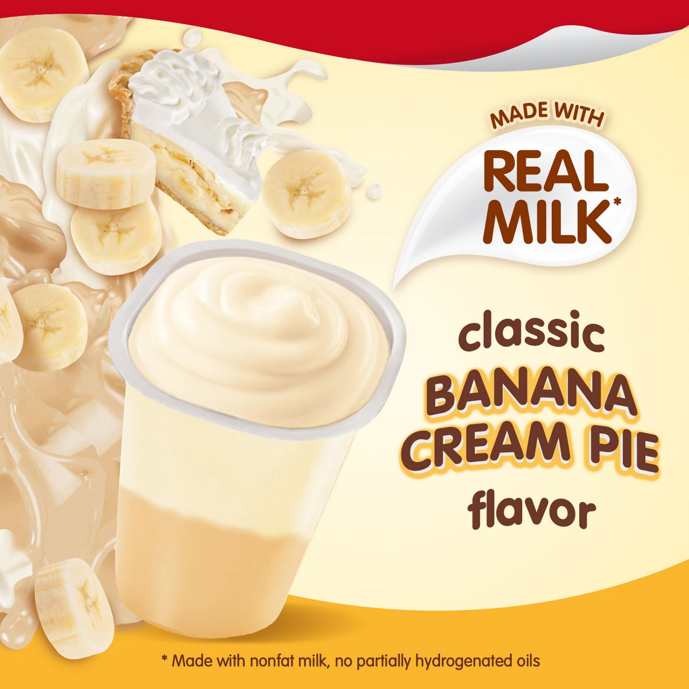 Snack Pack Super Size Banana Cream Pie Pudding Cups - Shop Pudding ...