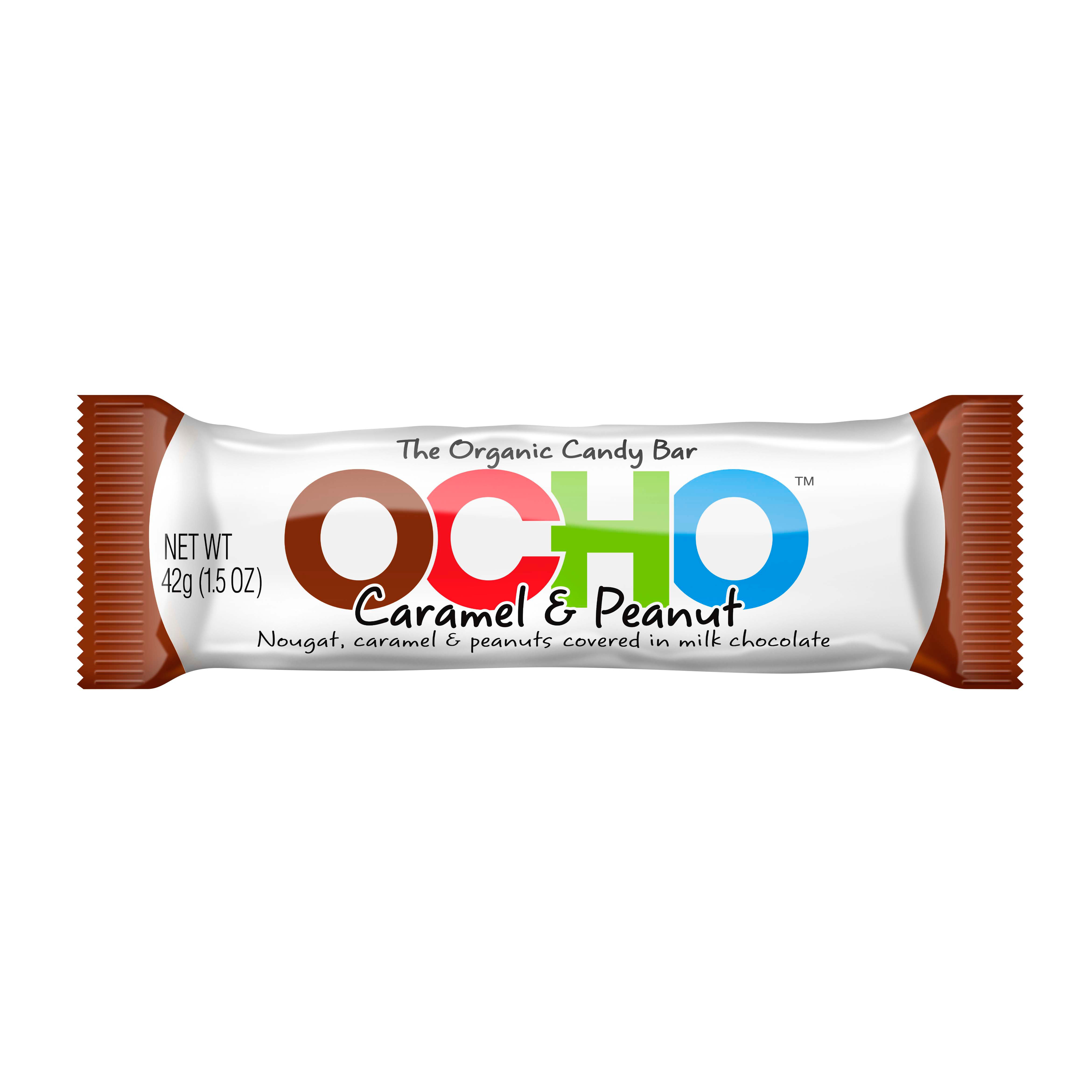 Ocho Organic Caramel & Peanut Candy Bar - Shop Candy at H-E-B