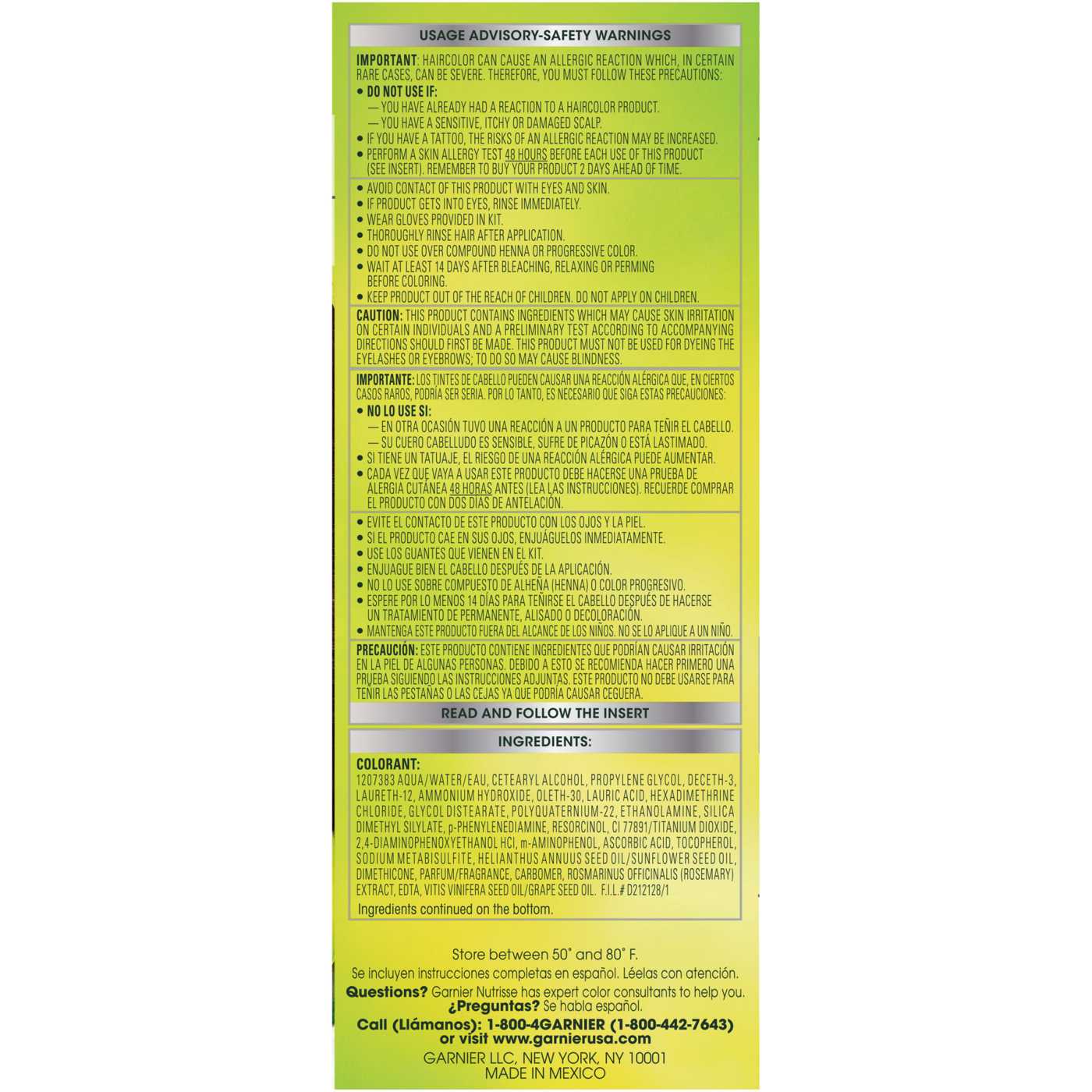 Garnier Nutrisse Ultra Coverage Nourishing Permanent Hair Color Creme ...