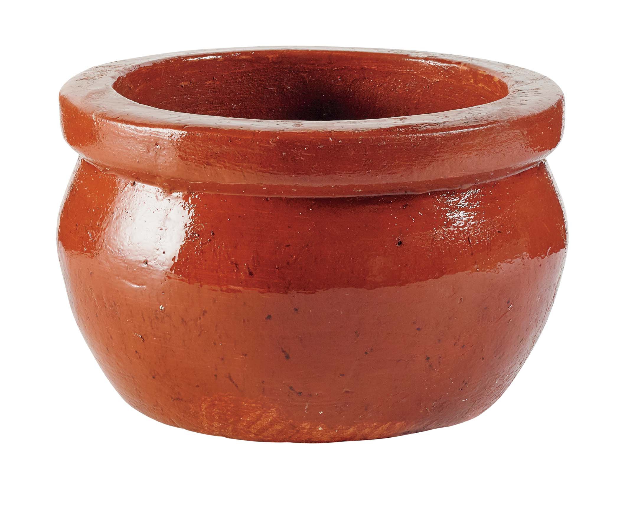 Blue Orange Pottery Small Sphere Planter Burgundy - Shop Pots ...